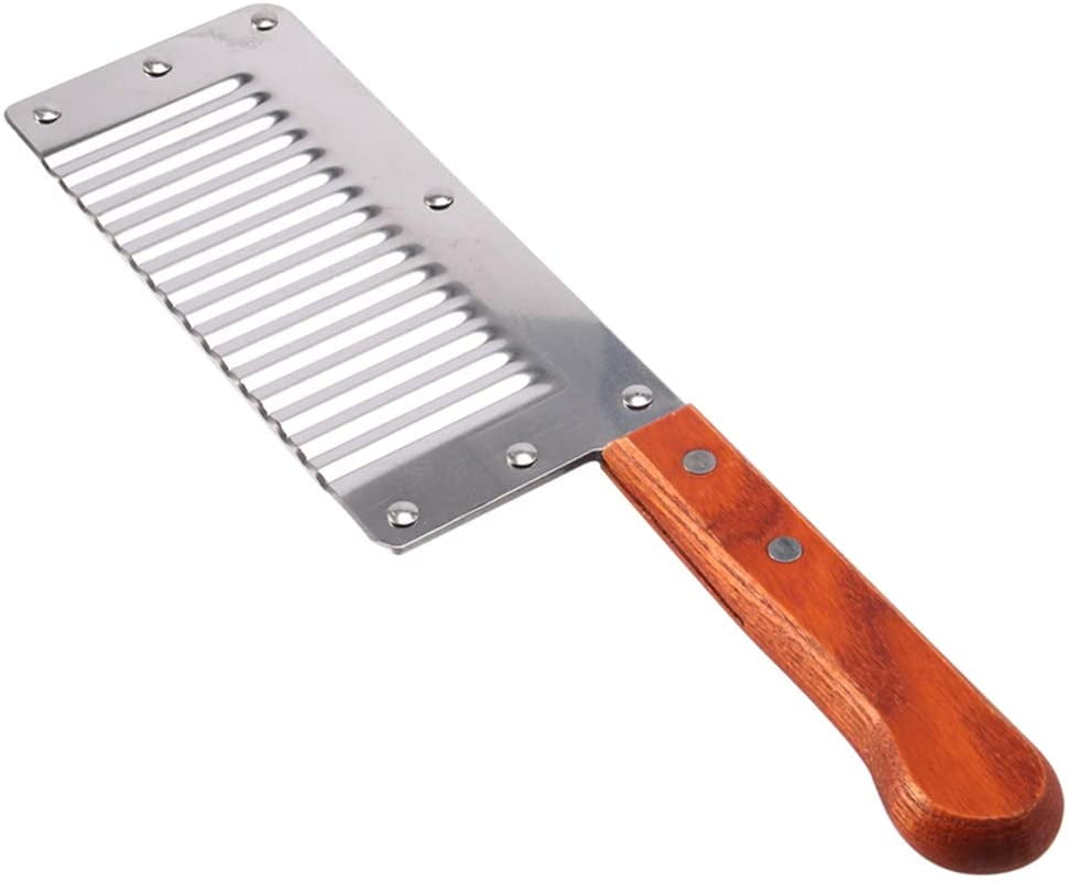 Super Leader Crinkle Cutting Tool French Fry Slicer Stainless Steel ...