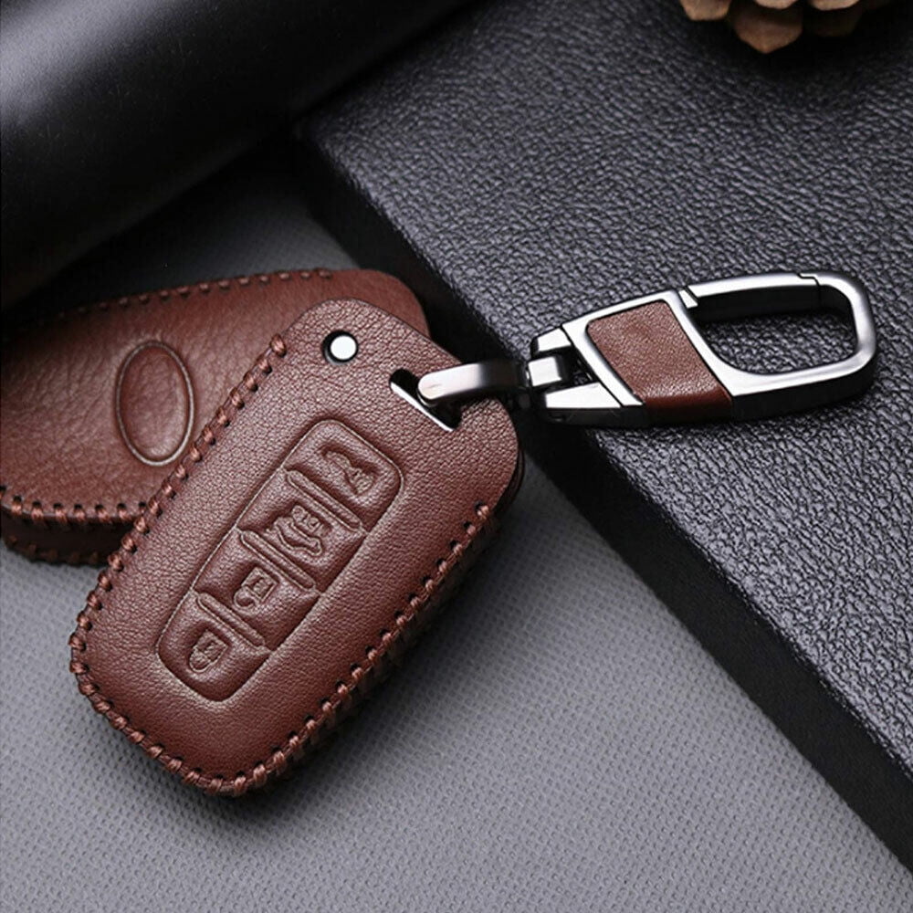 Super Leather Smart Car Key Fob Case Cover For Hyundai Sonata For KIA ...