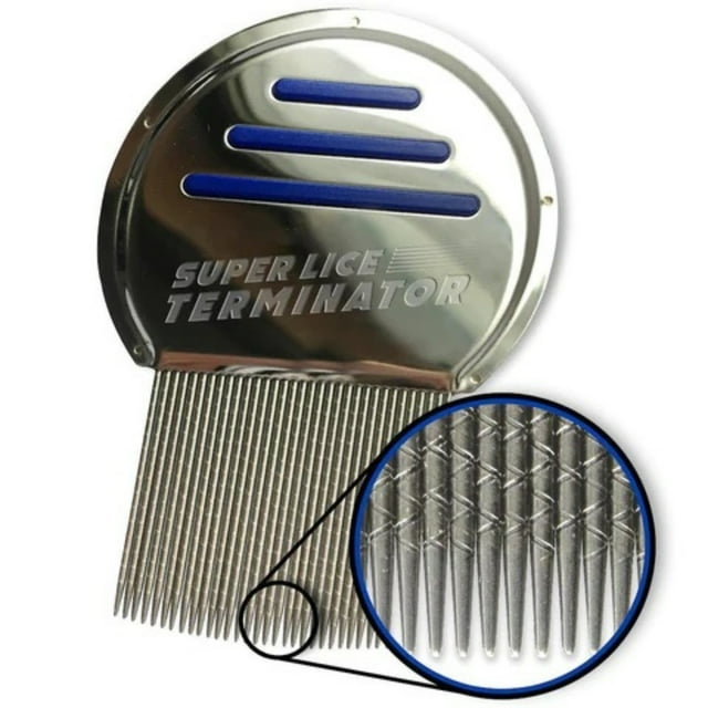 Super Lice Terminator Professional Stainless Steel Lice & Nit Removal ...