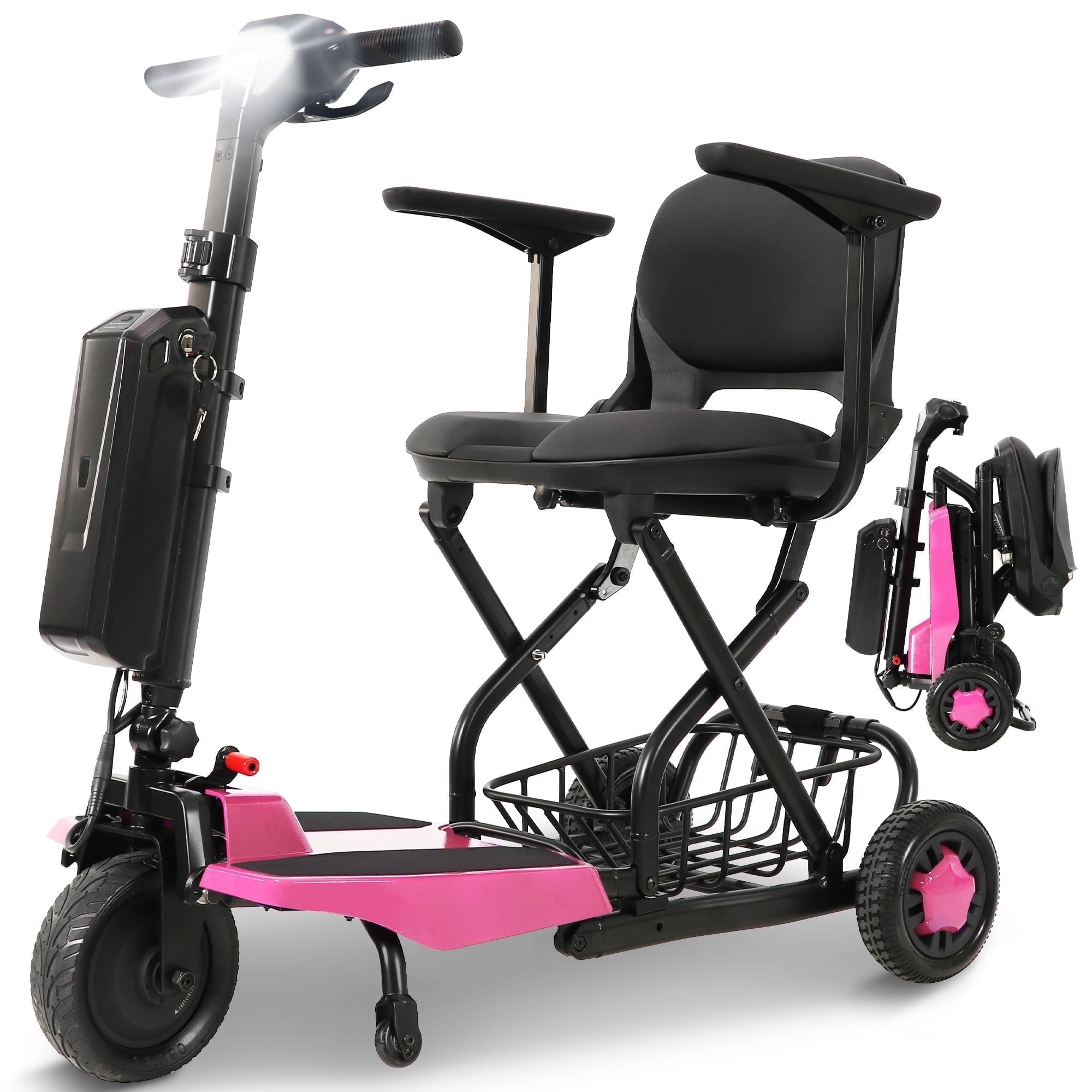 Super Light Flight Mobility Scooter 36 lbs Foldable, 20 Miles Long ...