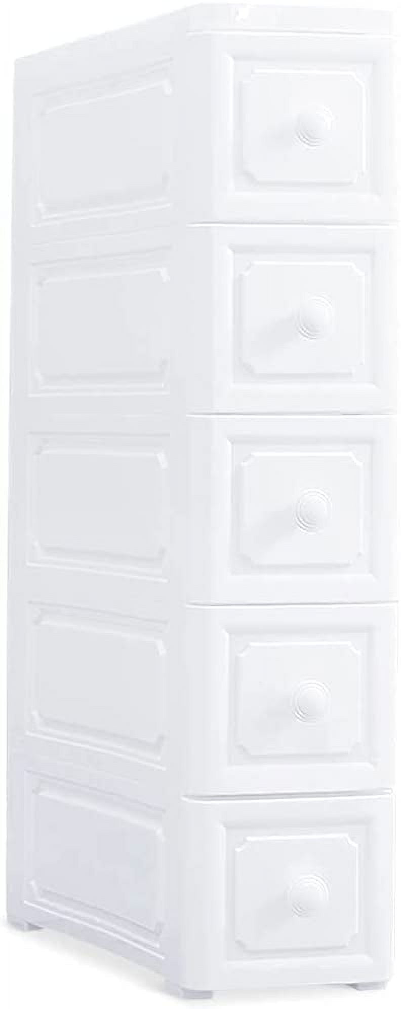 Super Light Weight Slim Plastic Bathroom Storage, Self-Assembling ...