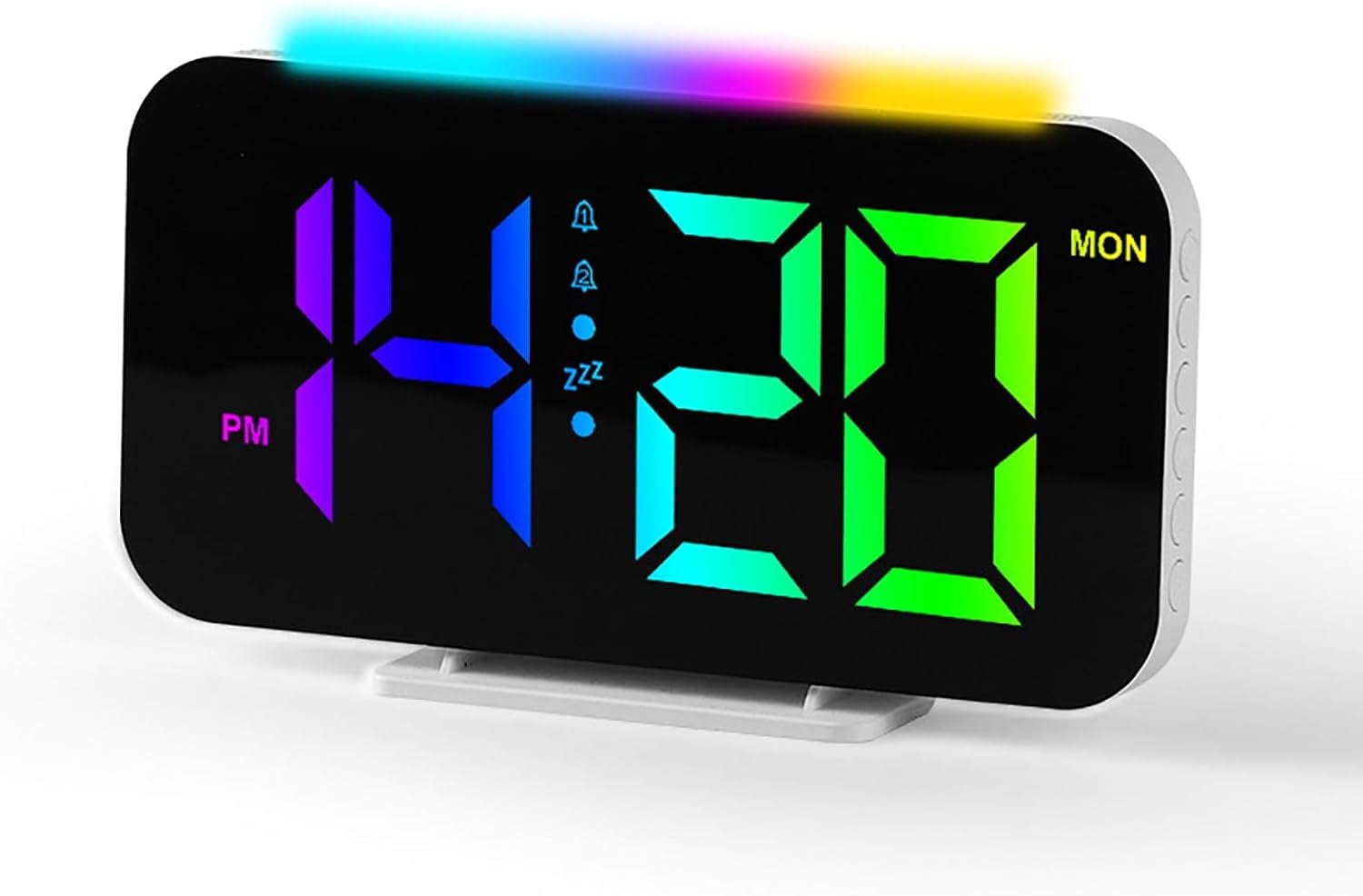 Super Loud Alarm Clock for Heavy Sleepers Adults, LED Digital Clock ...