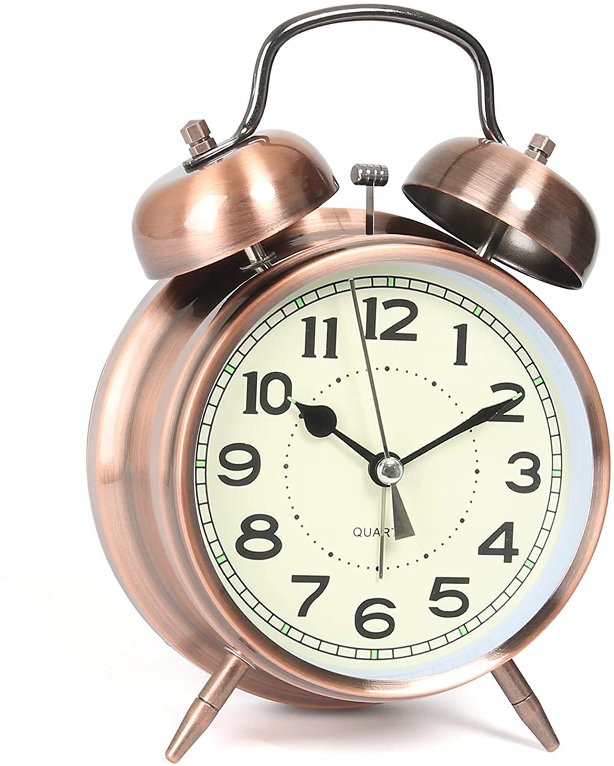 Super Loud Alarm Clock for Heavy Sleepers Adults,Twin Bell Retro 4 Inch ...