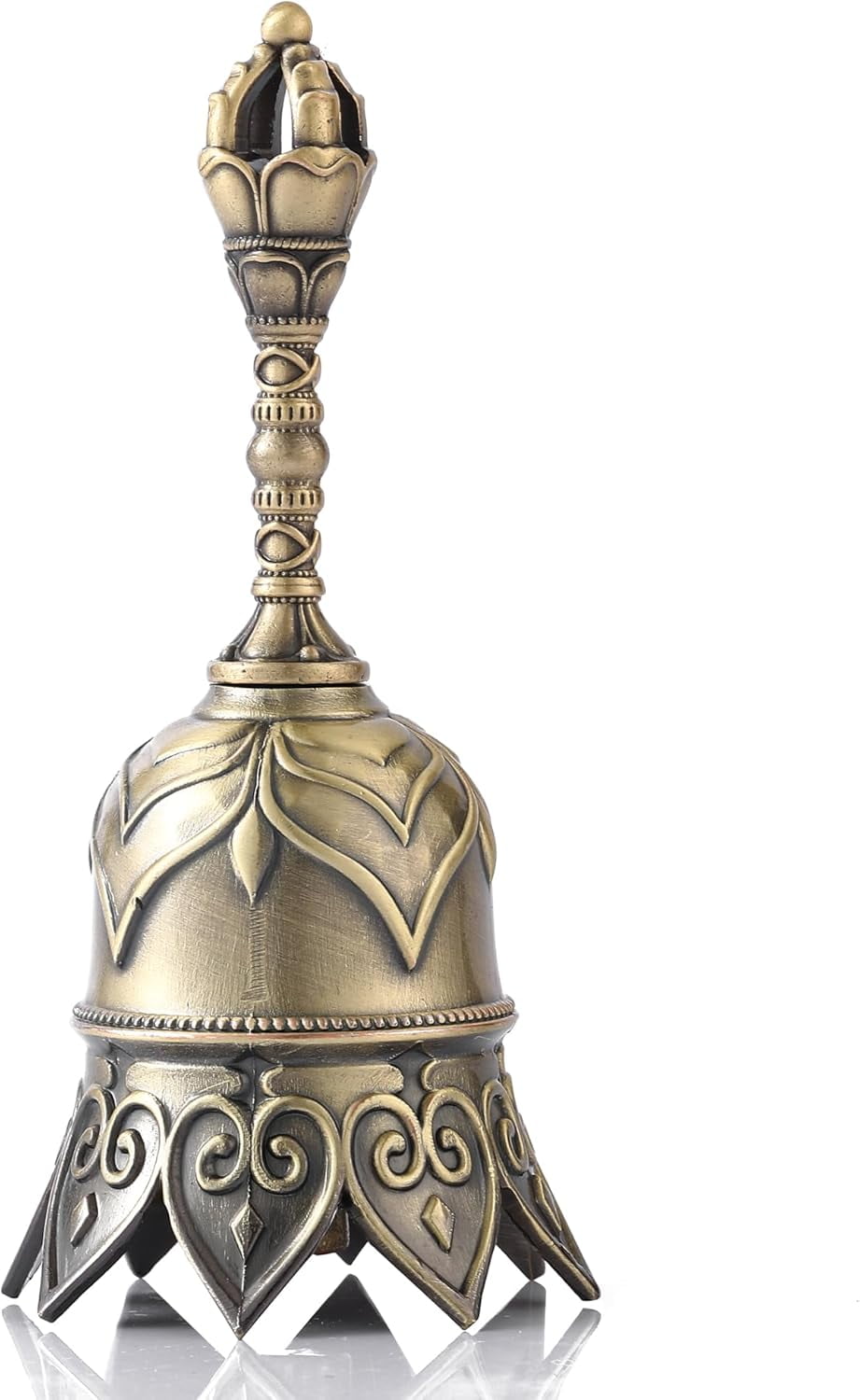 Super Loud Brass Hand Call Bell for Ringing at Wedding, Lotus Hand ...