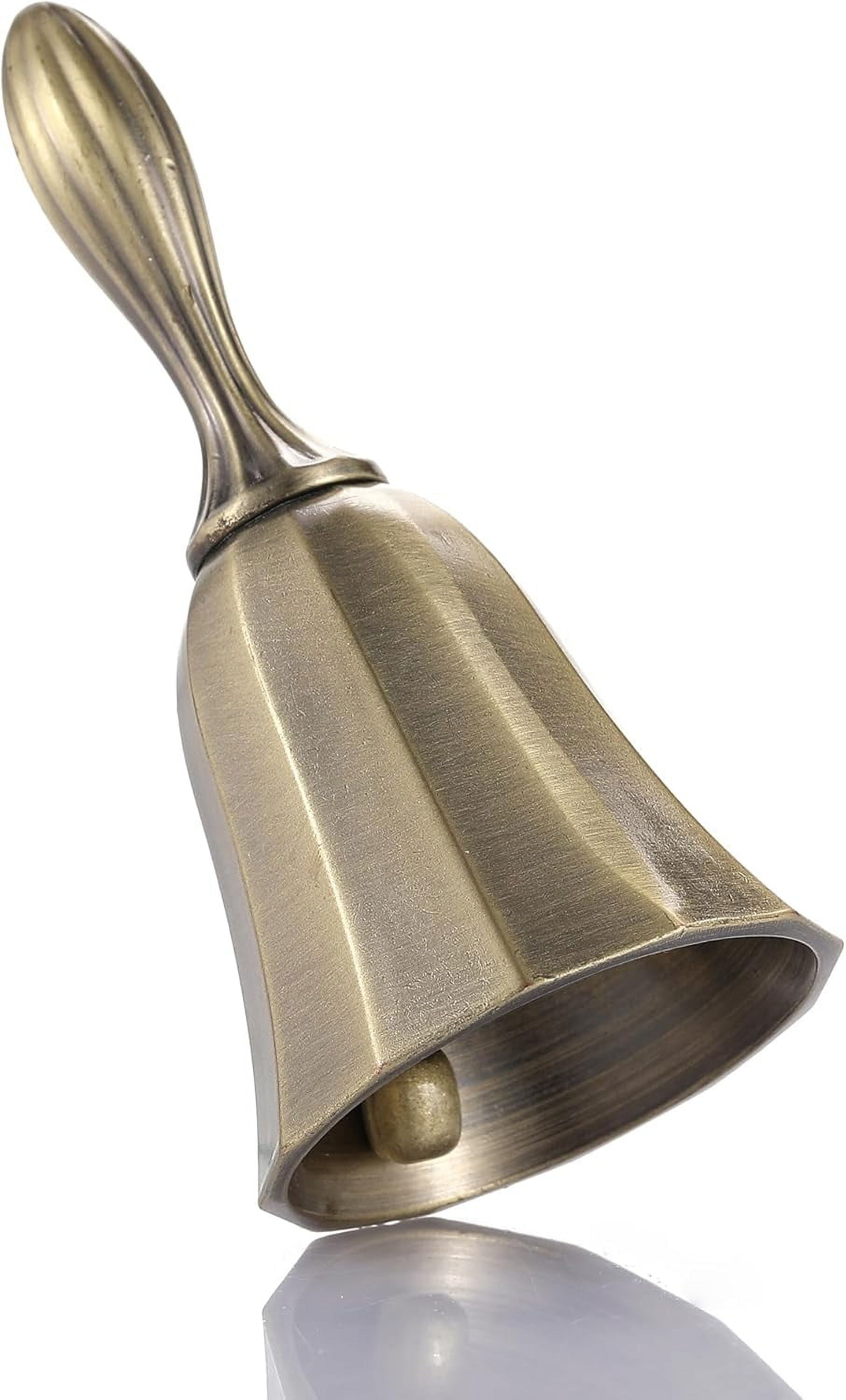 Super Loud Solid Brass Hand Call Bell for Ringing at Wedding, Hand ...
