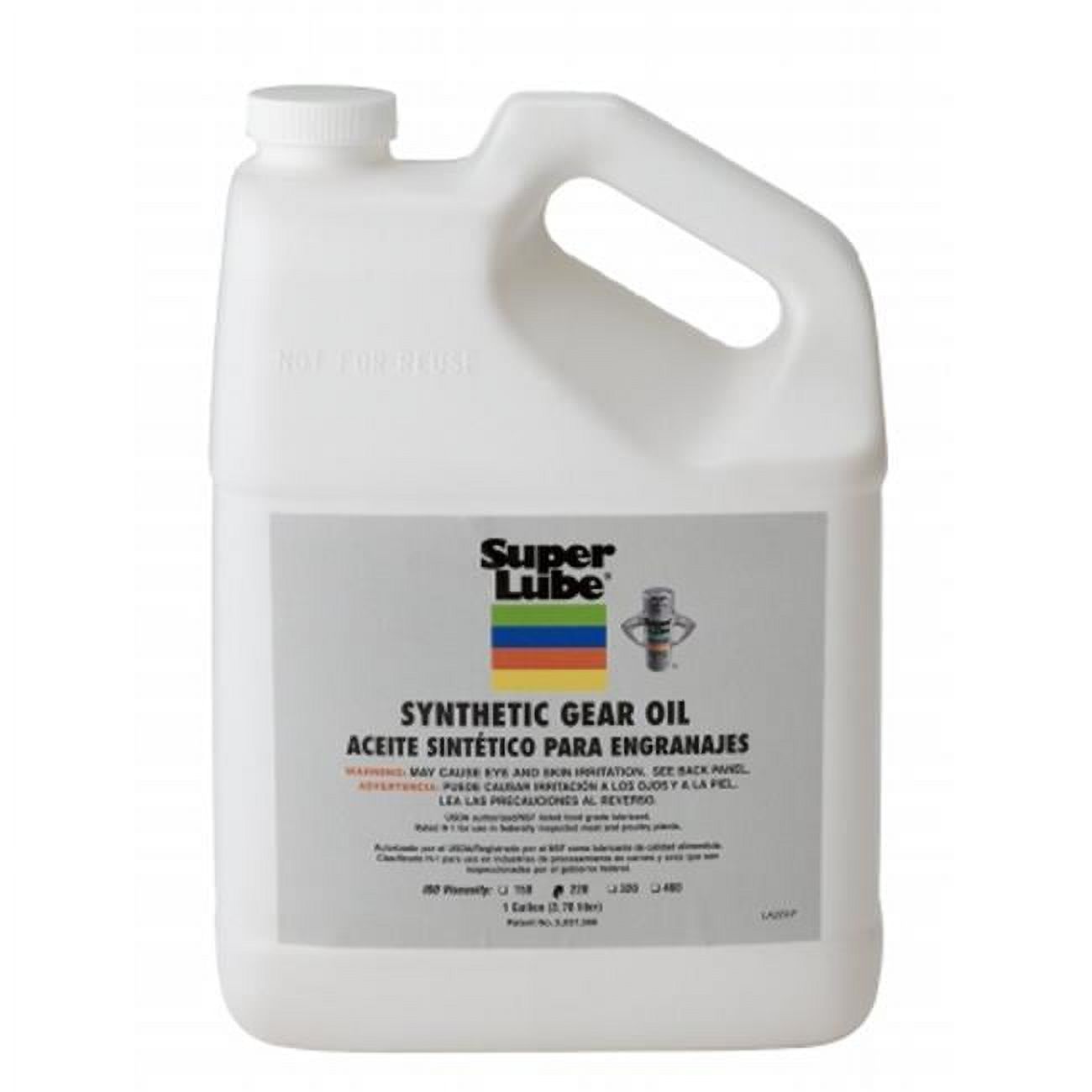 Super Lube 1 Gallon- Synthetic Gear Oil ISO 220- Translucent - Walmart.com