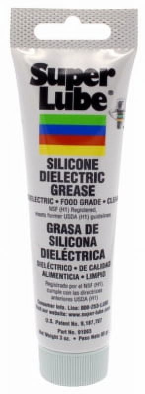 Super Lube 3 OZ Silicone Dieletric Grease A Non-Curing Silicone Compou ...
