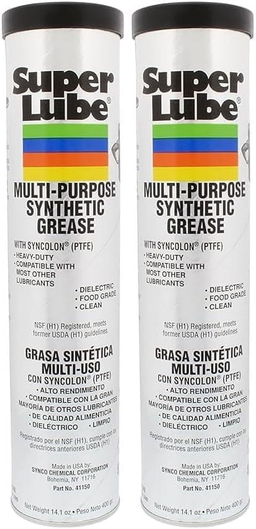 Super Lube 41150 Synthetic Multi-Purpose Grease, 400g, Translucent ...
