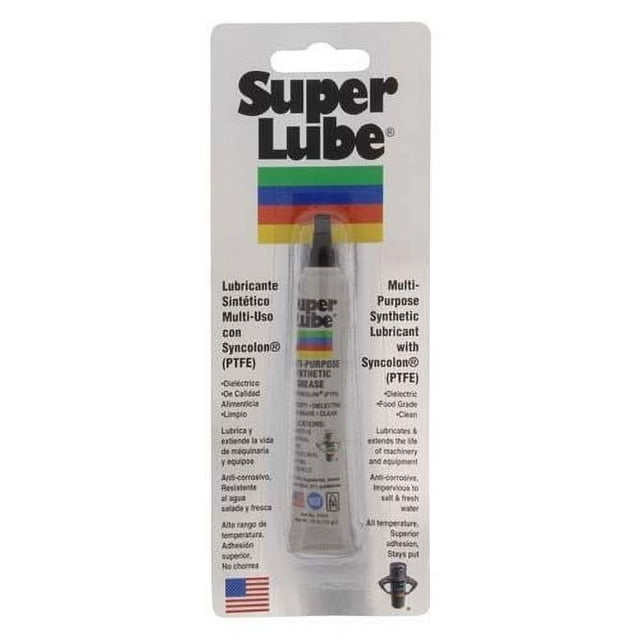 Super Lube Synthetic Grease Tube Lubricant Based Teflon (NLGI 2) with ...