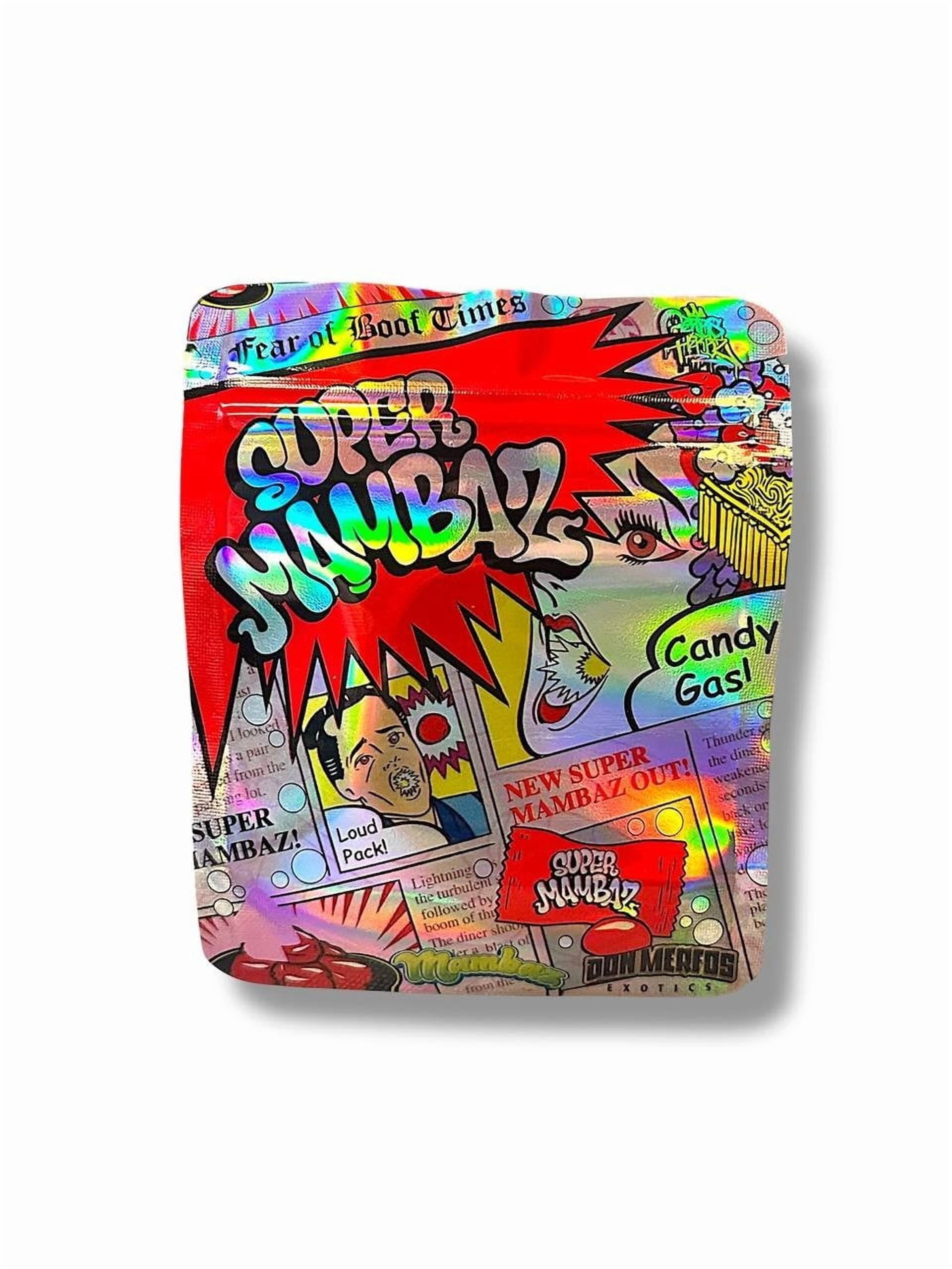 Super Mambaz-Style 3.5g Mylar Bags (50-Pack) – Resealable Smell ...