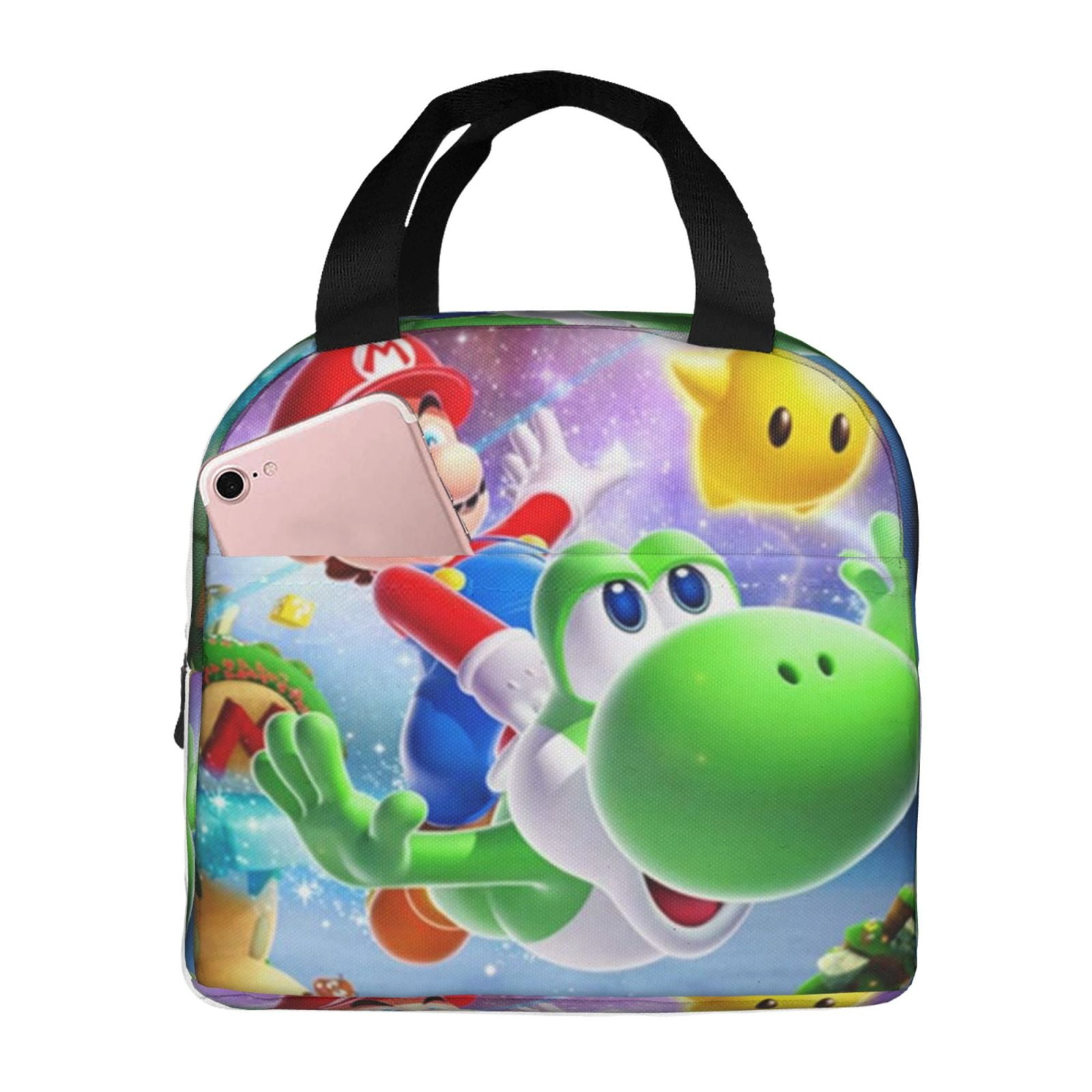 Super Mariio Yoshi Bros Poster Lunch Box for Men/Women,Insulated Lunch ...