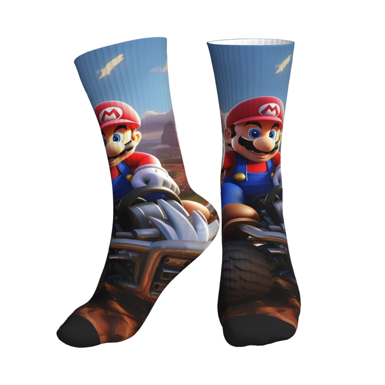 Super Mario 1 Crew Socks, Funky Silky Comfort Socks For Men Women Teens ...