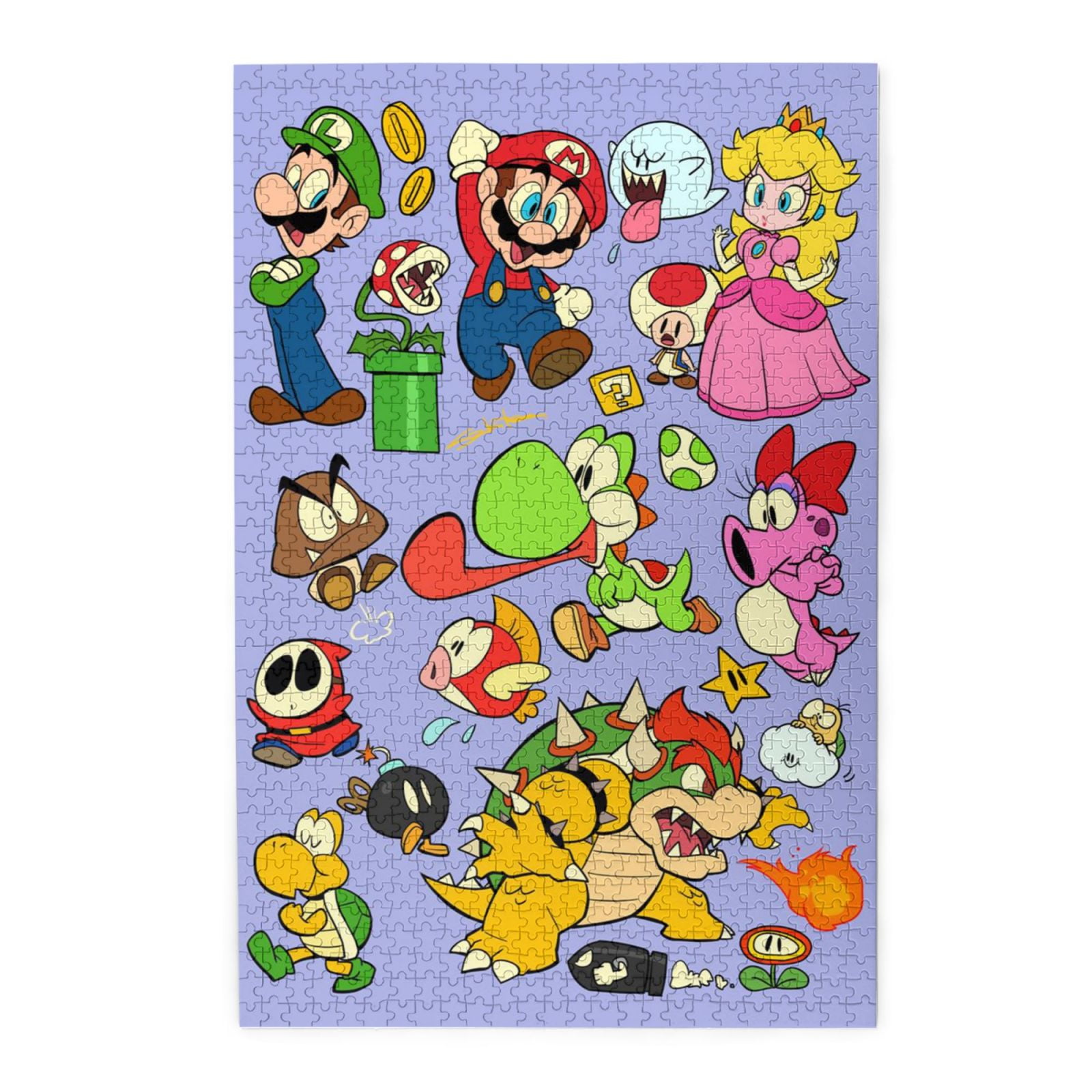 Super Mario 1000 Pieces Wooden Puzzle Jigsaw Puzzles For Adults Teens ...