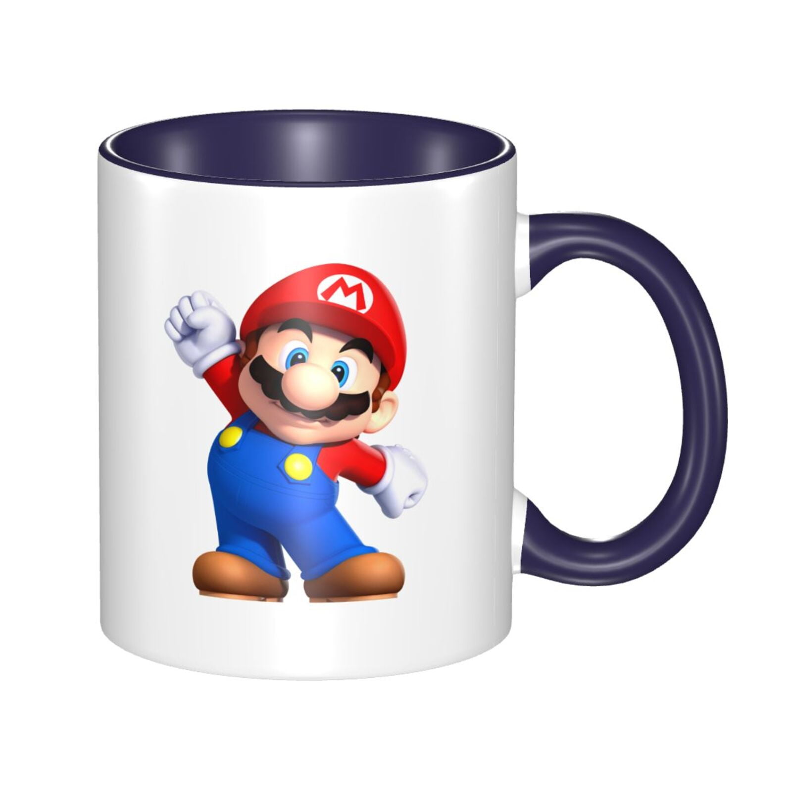 Super Mario 11 oz Coffee Mug with Handle Ceramic Tea Cup Novelty Coffee Cup for Men Women Office ...