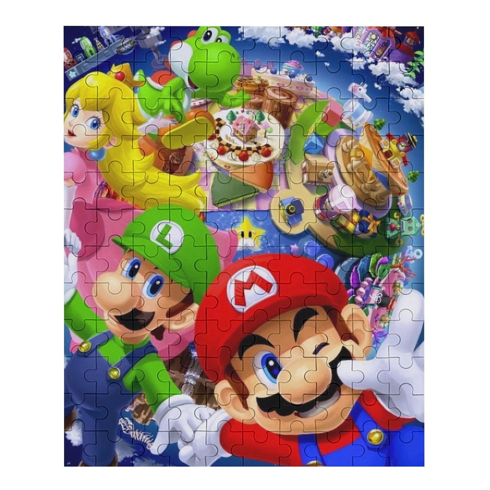Super Mario 120 PCS Jigsaw Puzzle for Kids Teens - Unique Puzzle Pieces ...