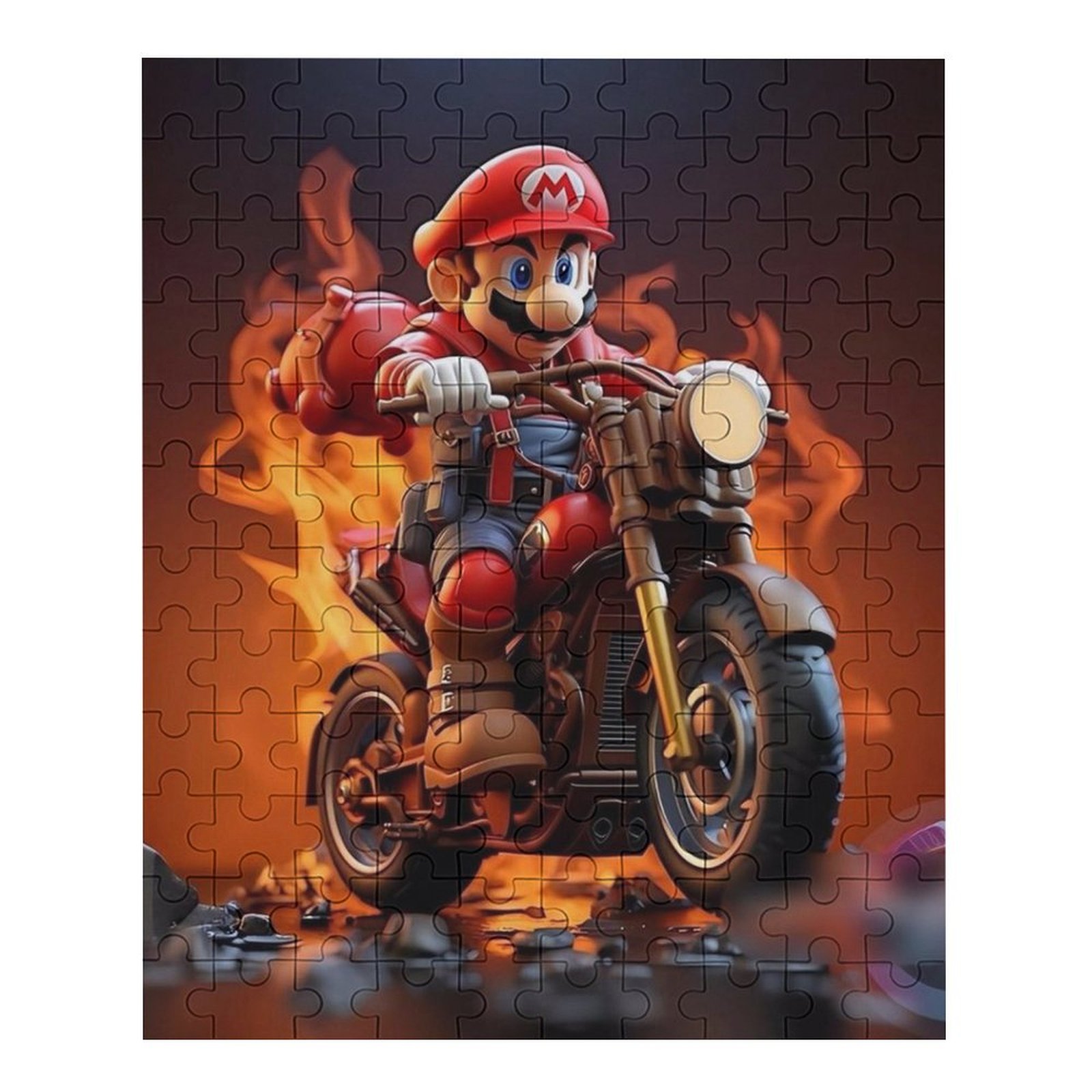 Super Mario 120 PCS Jigsaw Puzzle for Kids Teens - Unique Puzzle Pieces ...