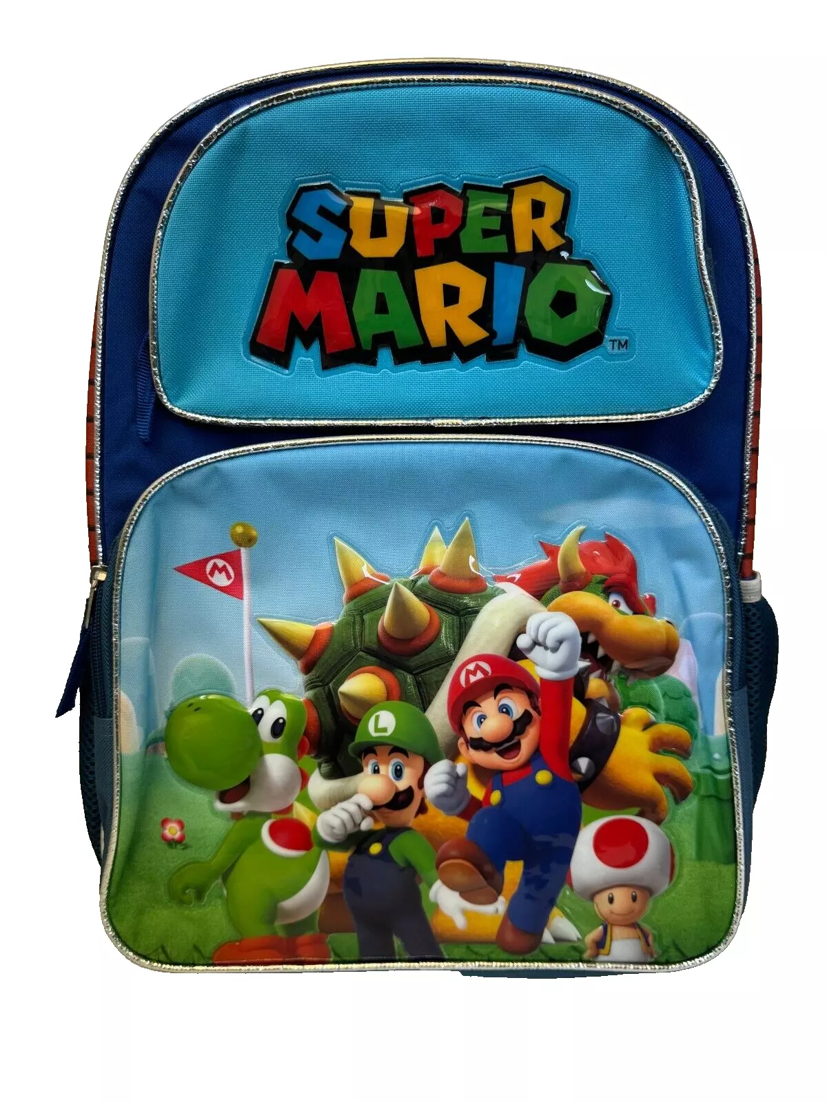 Super Mario 16 inches Large Backpack With 2 Mesh Pockets - Walmart.com