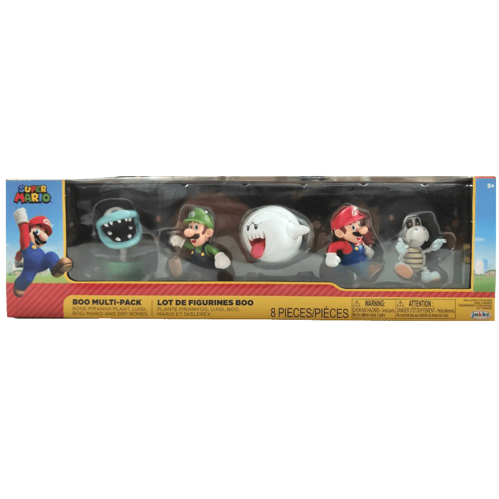 Super Mario 2.5" Action Figure - Boo Mansion 5 Pack - Walmart.com