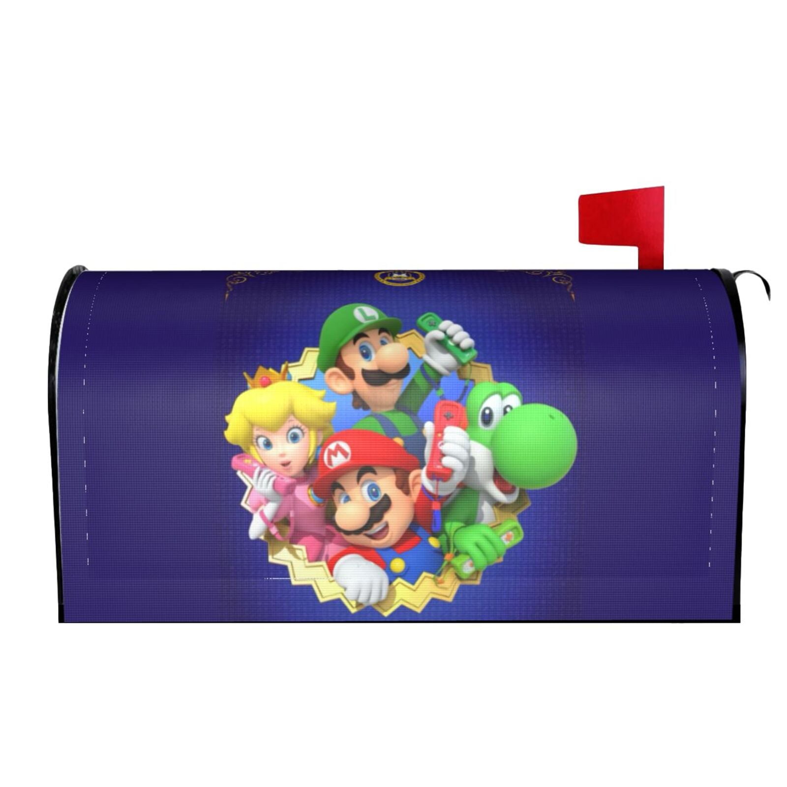 Super Mario 2 Cartoon Character Mailbox Cover Magnetic Standard Size ...