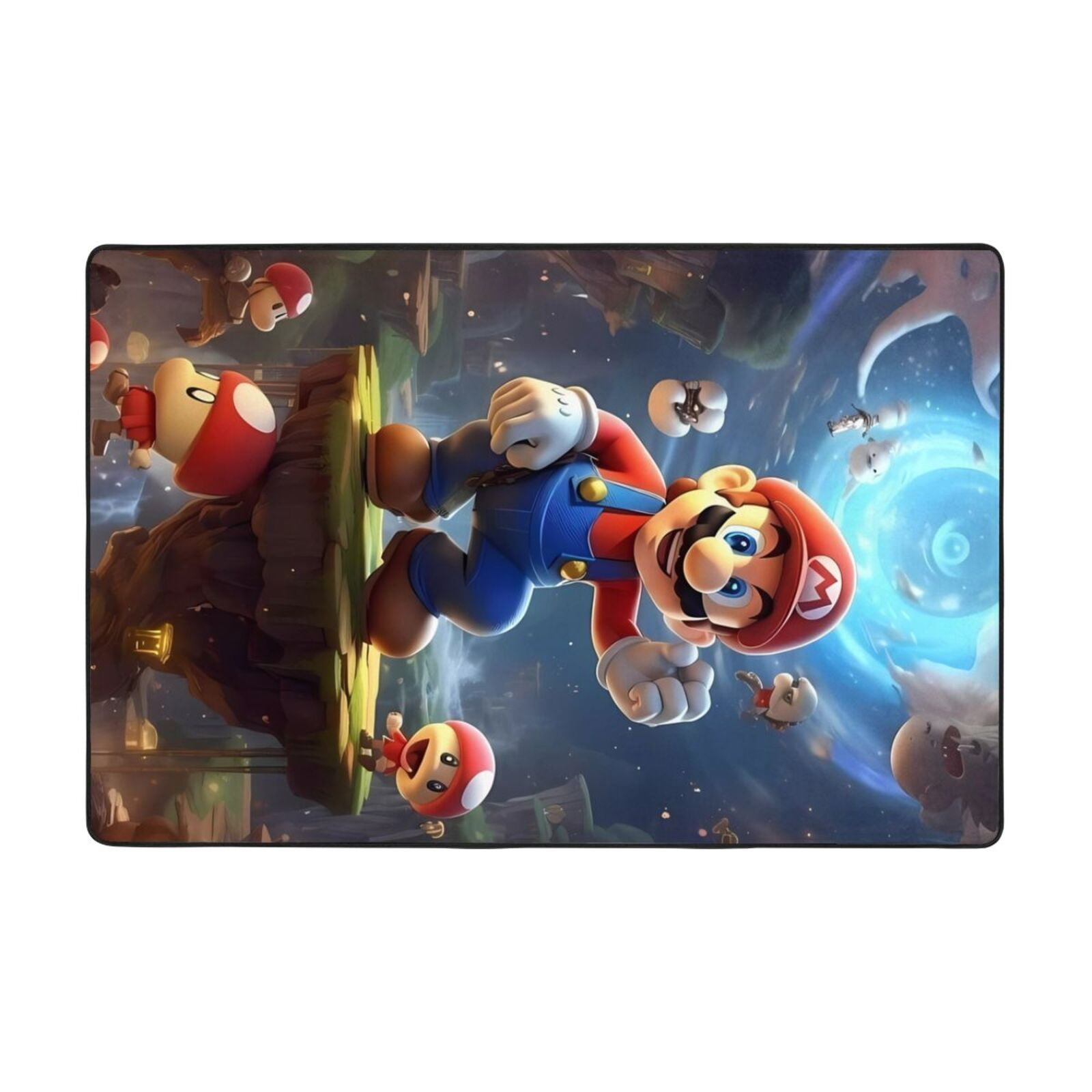 Super Mario 2 Gamer Rug Room Non-Slip Gaming Rug Cool Graffiti Gaming ...