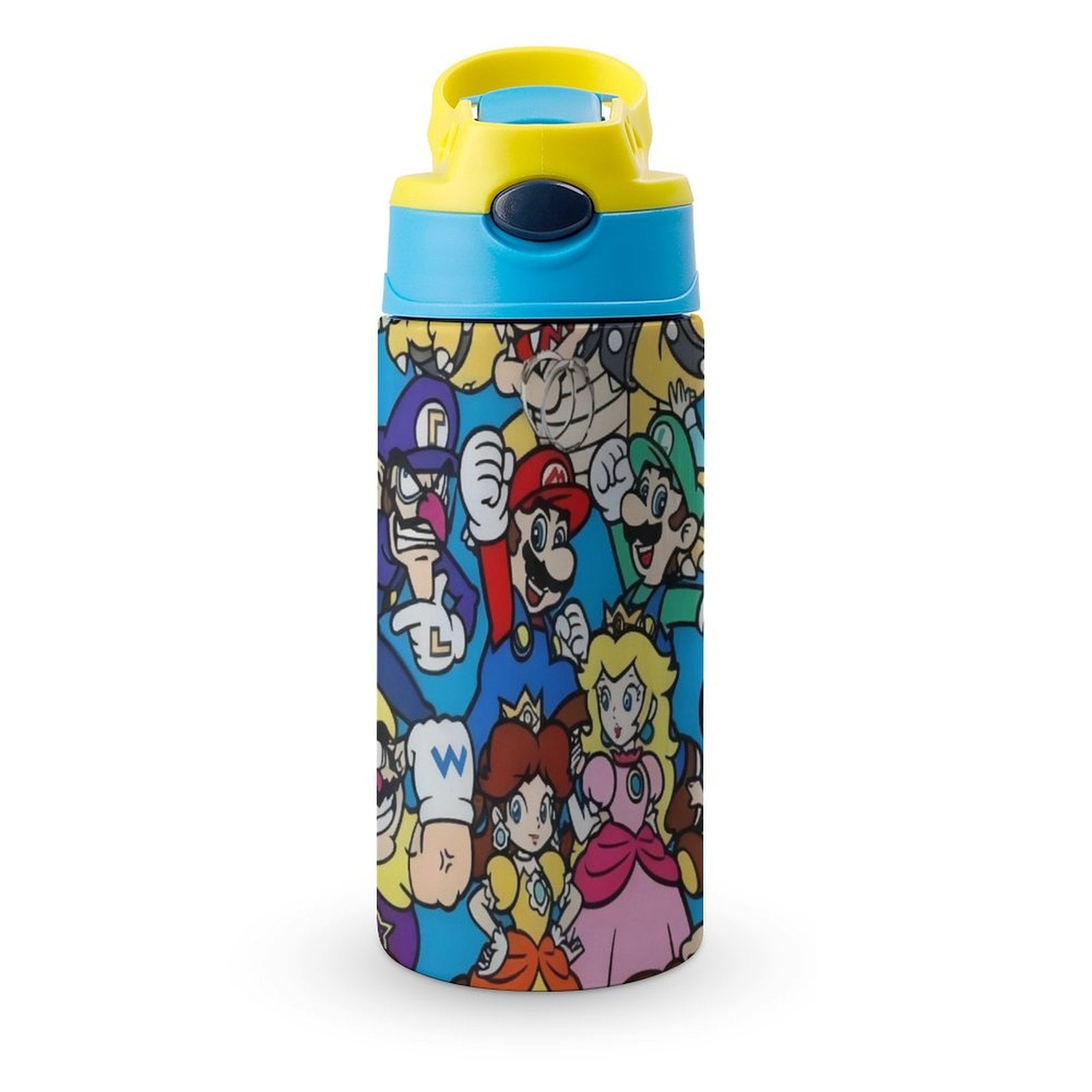 Super Mario (23) Vacuum insulated cup with straw cover for children ...