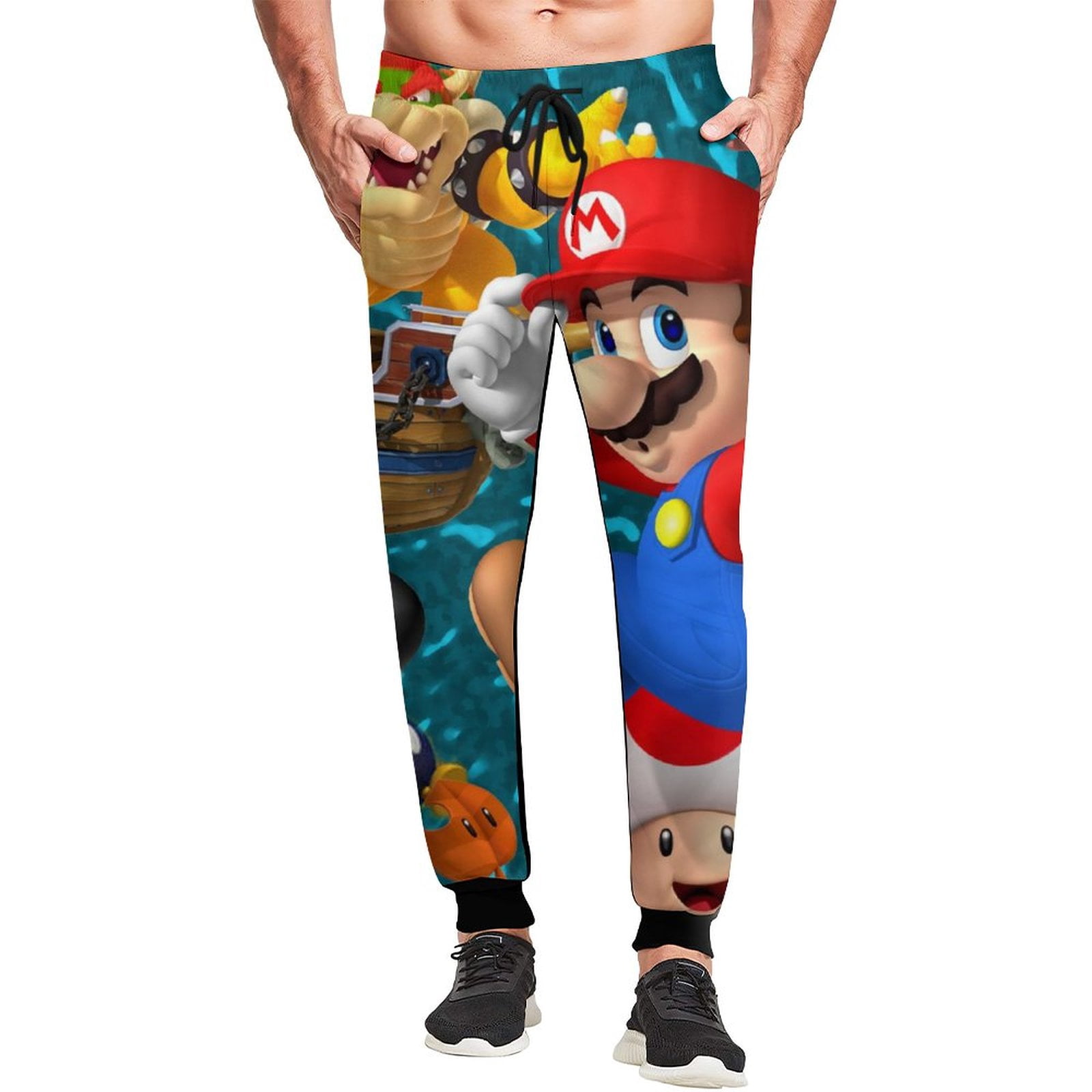Super Mario 3D Land Mens Sweatpants Joggers Pants Trousers 3D Novelty ...