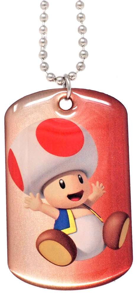 Super Mario 3D Toad Dog Tag (No Packaging) - Walmart.com