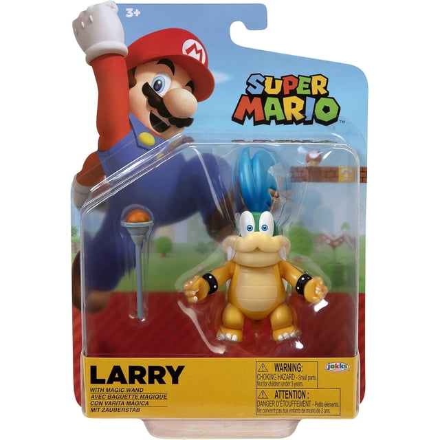 Super Mario 4" Action Figures Larry with Magic Wand - Walmart.com