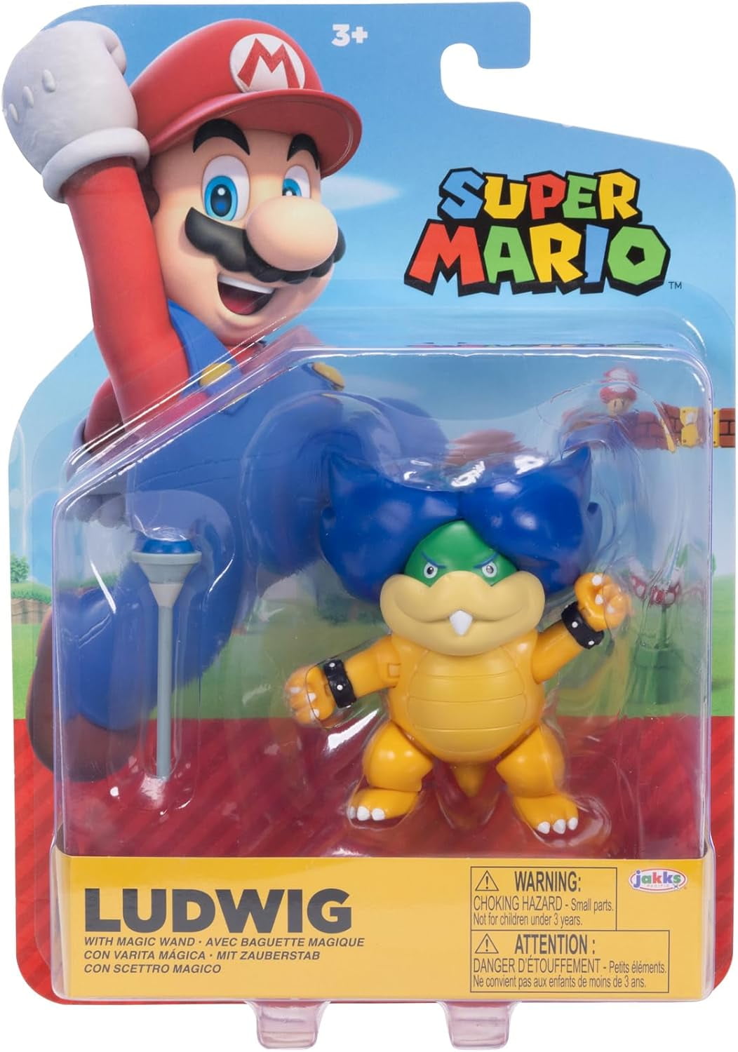 Super Mario 4" Action Figures Ludwig with Magic Wand - Walmart.com