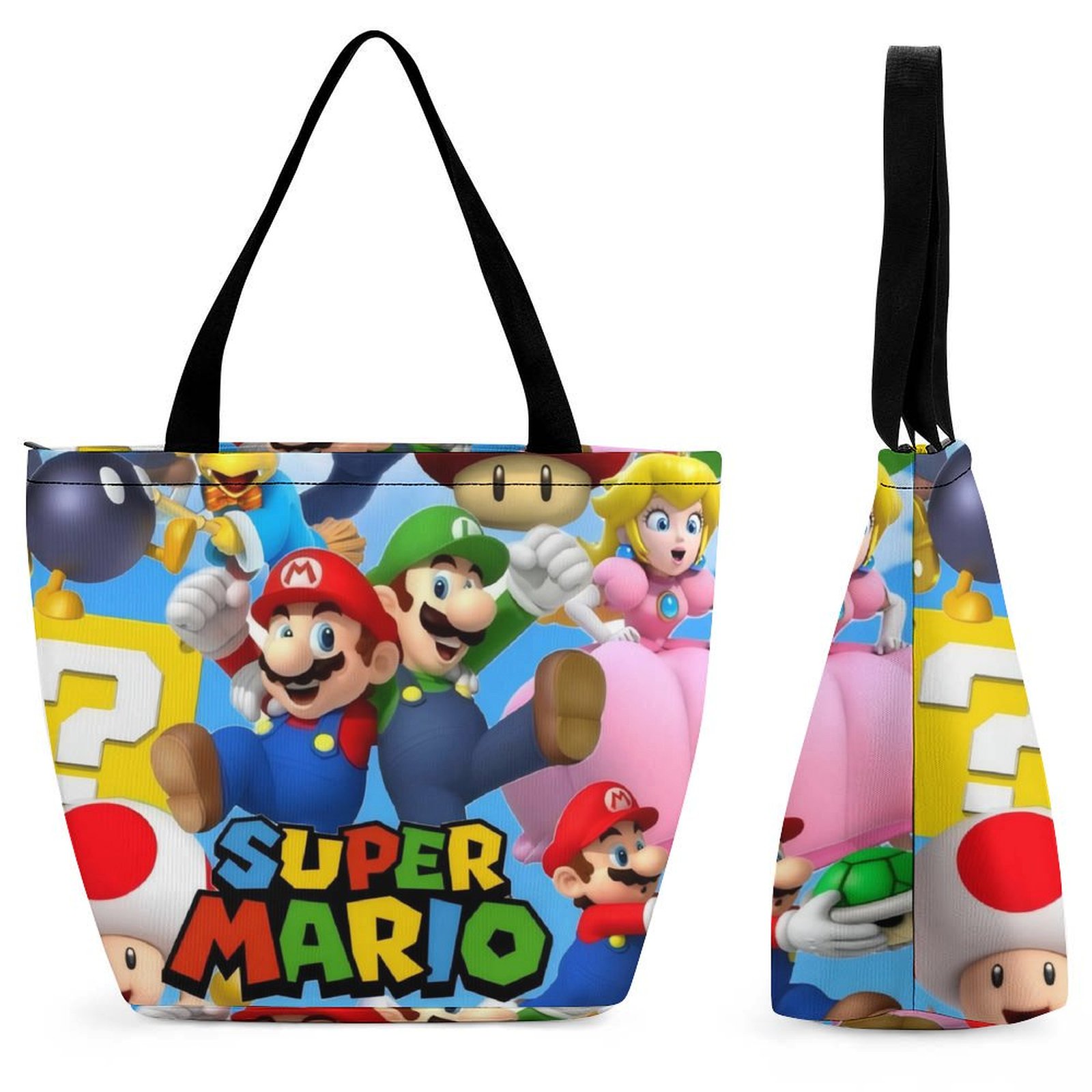 Super Mario (46) Large Vacation Theme Park Purse, Travel Bag, Gym Bag ...
