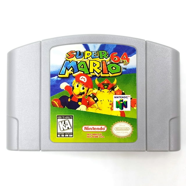 Super Mario 64 Games Cartridge Card for N64 US Version - Walmart.com