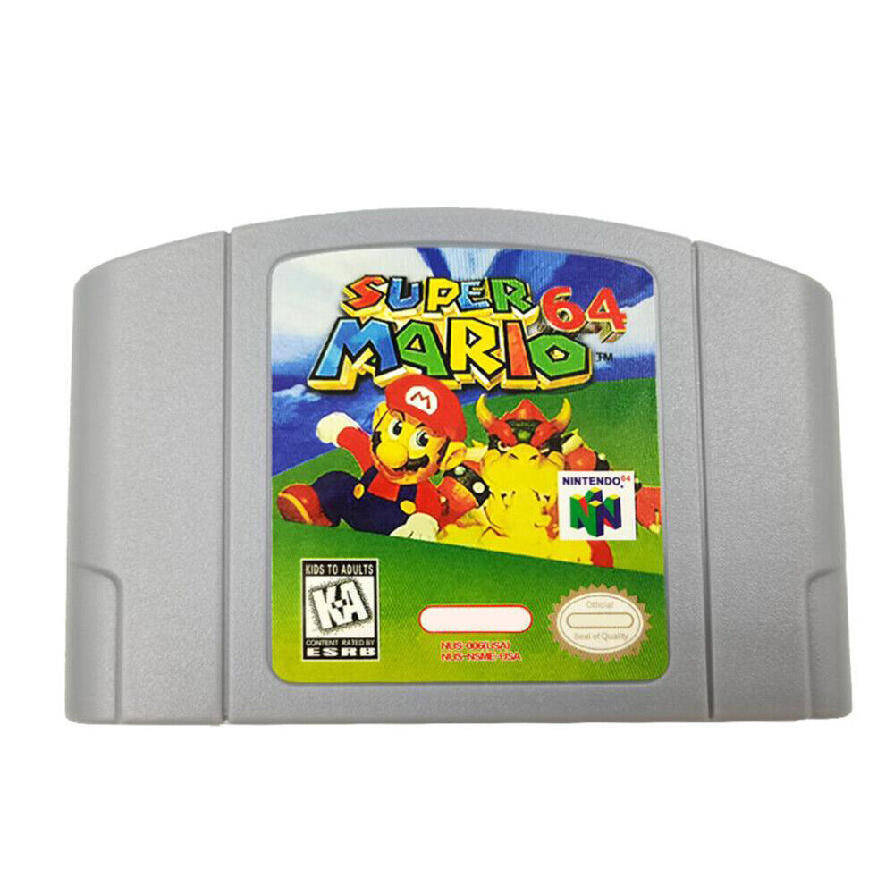 Super Mario 64 Video Game Console Card for Nintendo DS N64 U.S.A ...
