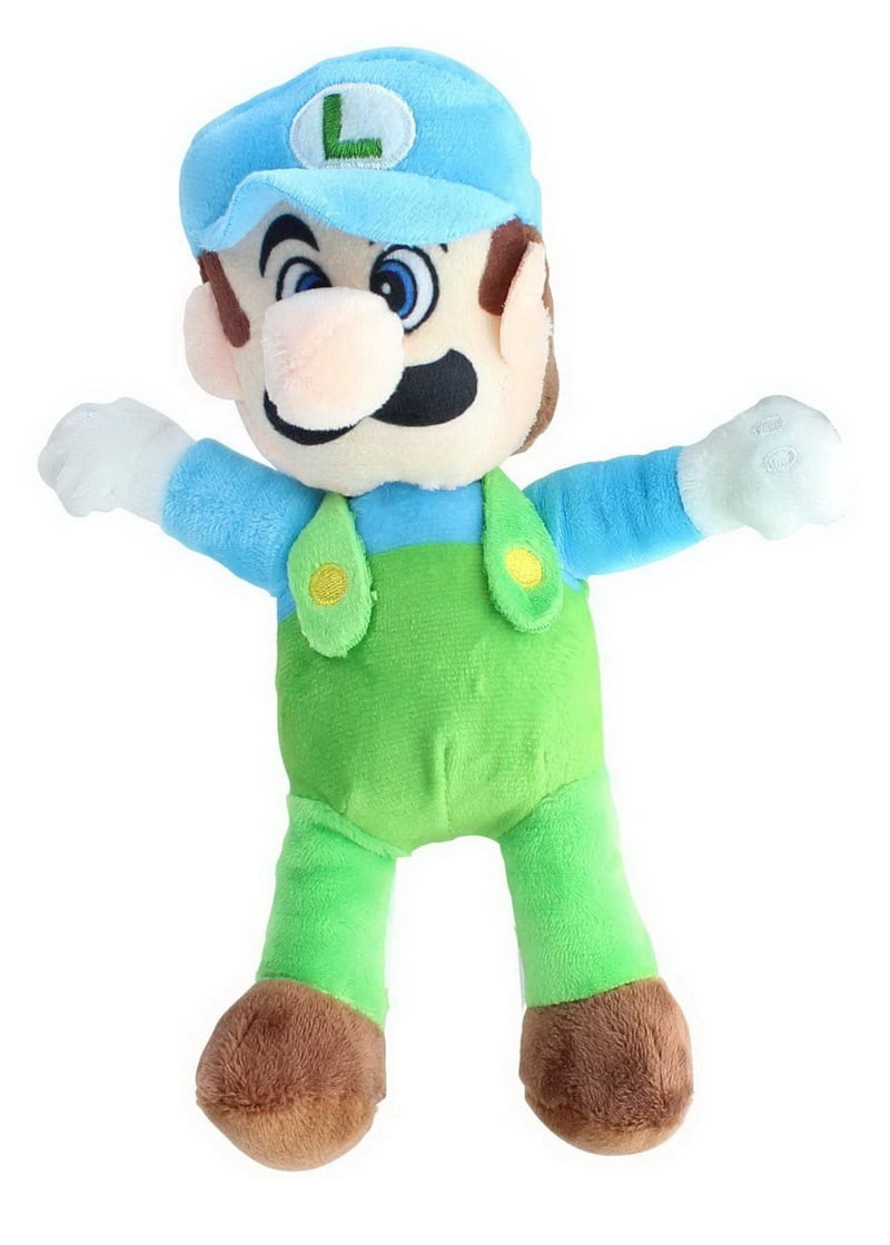 Super Mario 8.5 Inch Character Plush | Ice Luigi - Walmart.com