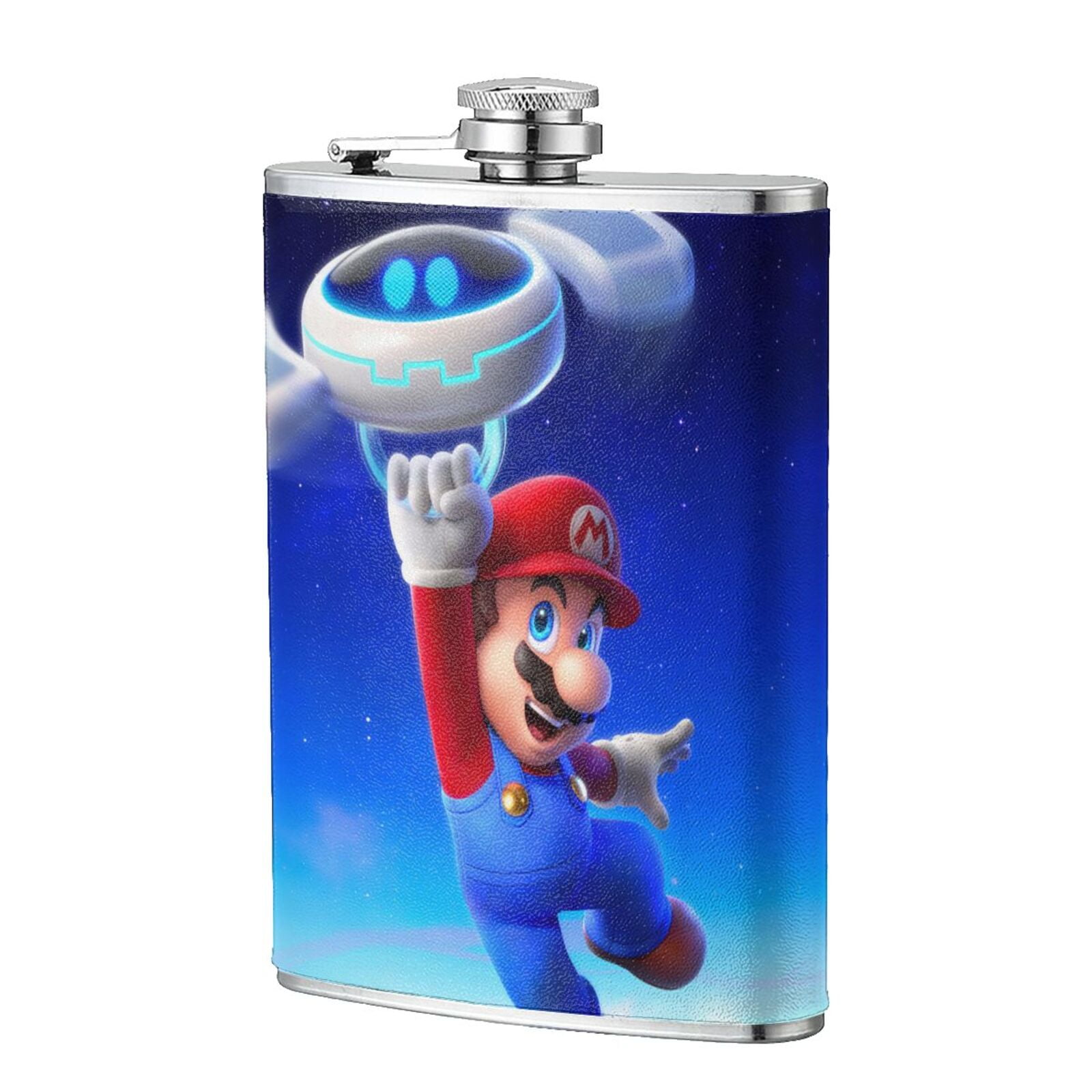 Super Mario 8 oz Stainless Steel Flask for Men Women, Anime Cartoon ...