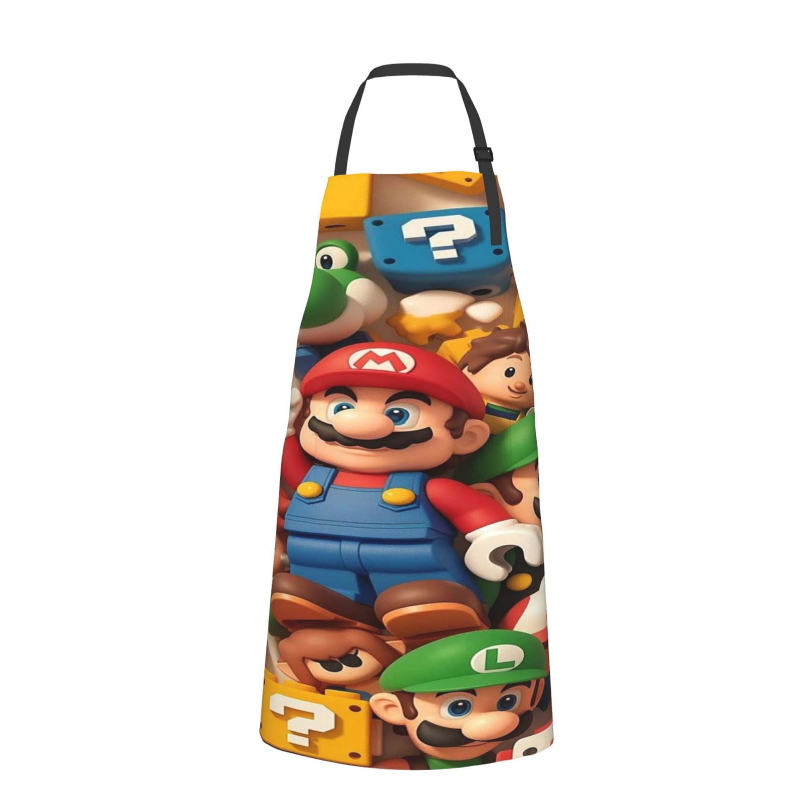 Super Mario Adjustable Bib Aprons, Waterdrop Resistant Apron with 2 ...