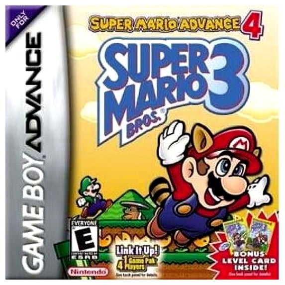 Nintendo Game Boy Advance - Super Mario Bros. 3, Super Mario Advance 4 ...