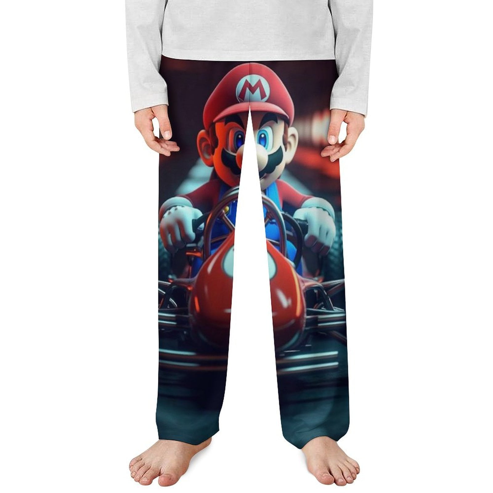 Super Mario Adventure Game Comfy Pajamas For Kids Cozy Lounge Straight ...