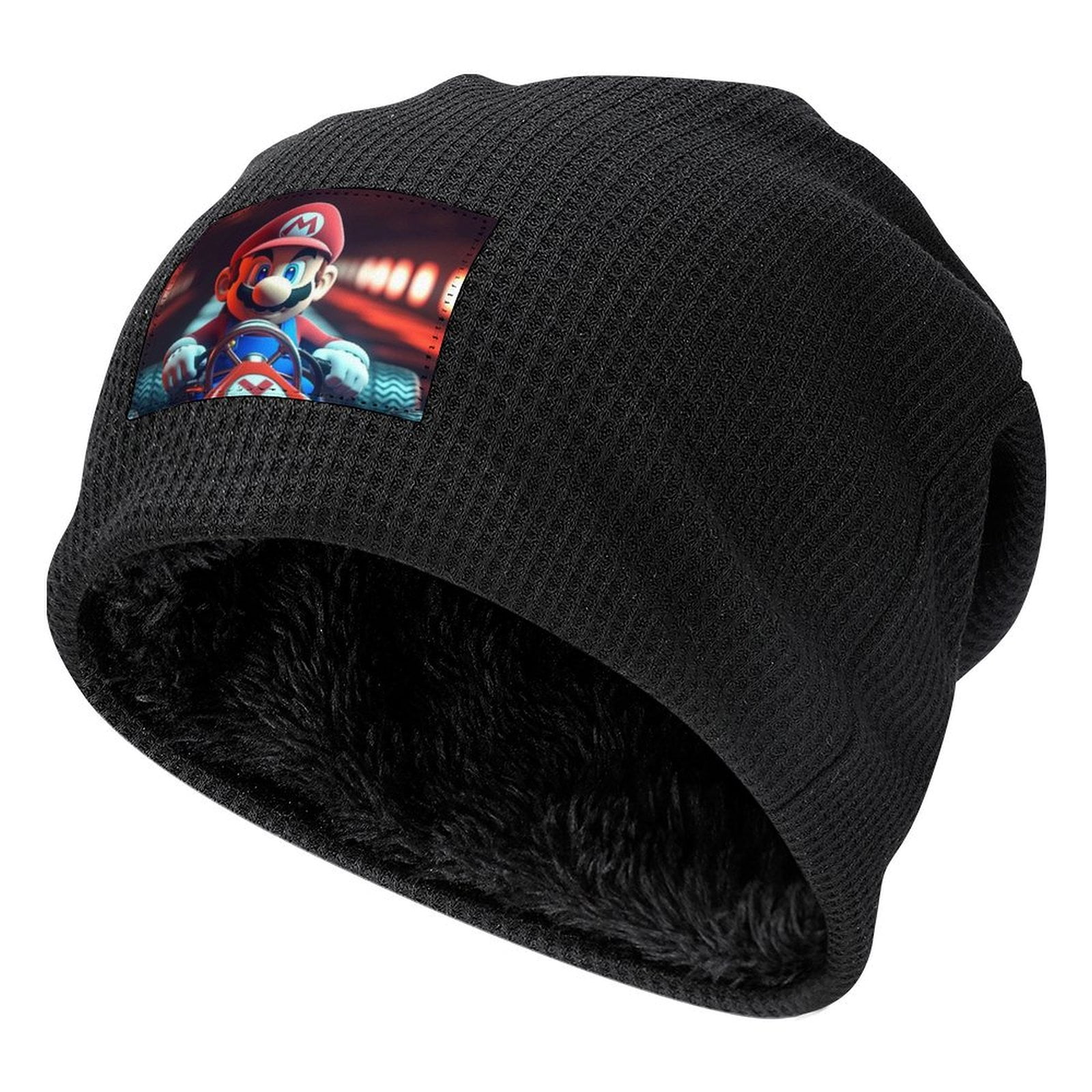 Super Mario Adventure Game Unisex Stretchable Knitted Beanie Hat Daily ...