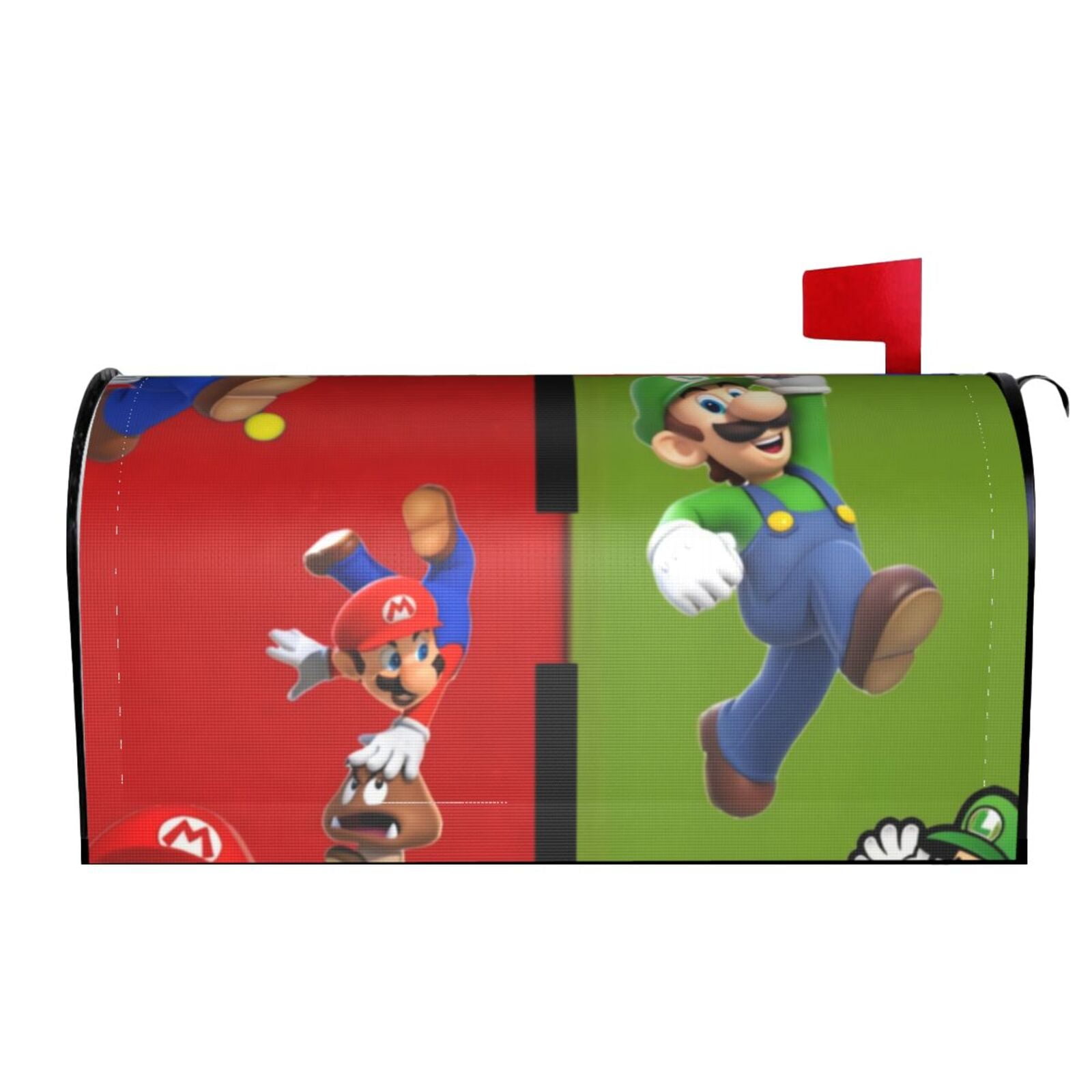 Super Mario And Luigi25 Cartoon Character Mailbox Cover Magnetic ...