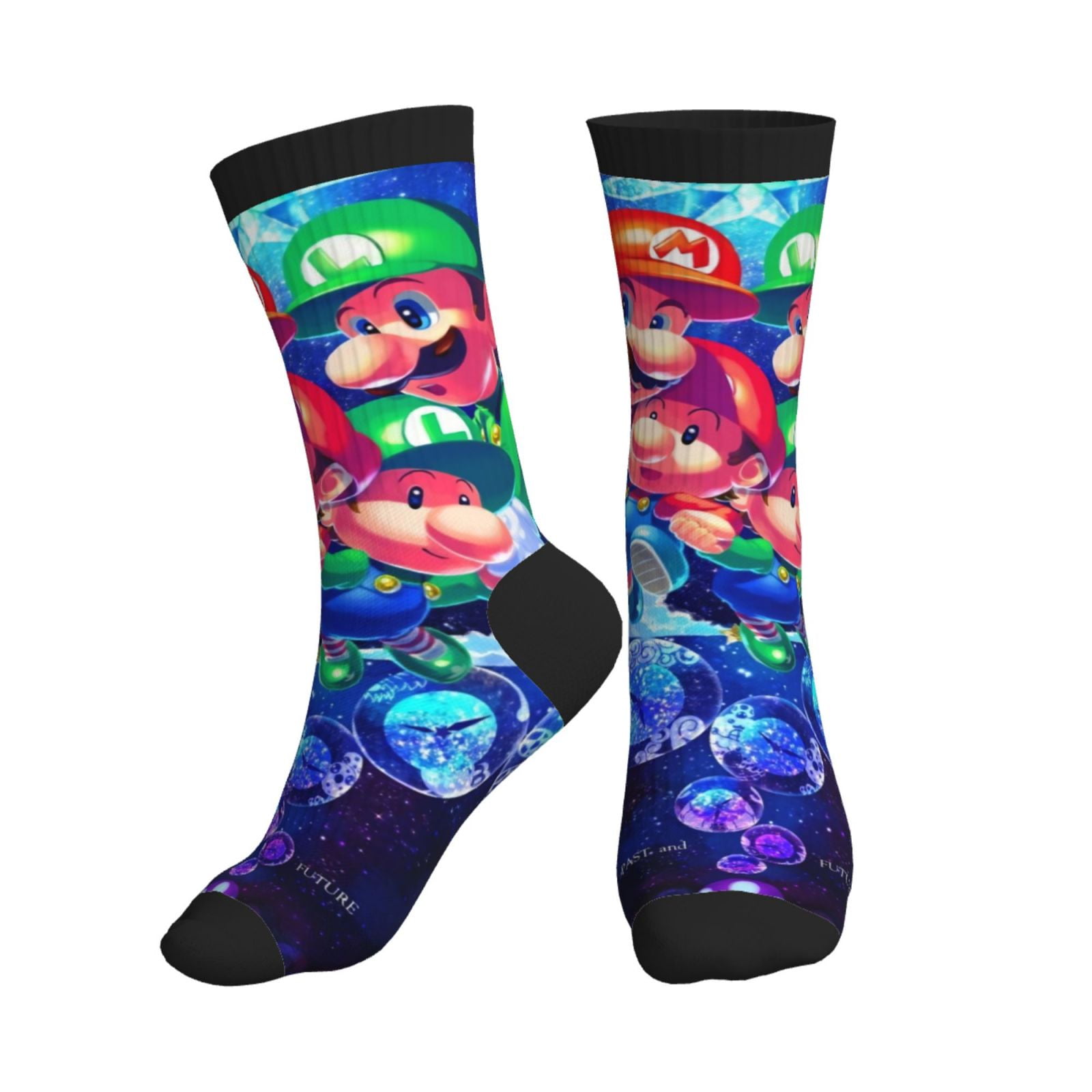 Super Mario And Luigi74 Crew Socks, Funky Silky Comfort Socks For Men ...
