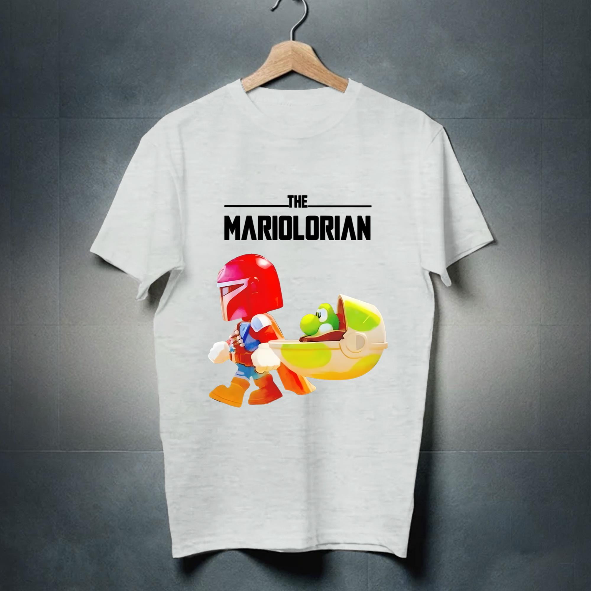Super Mario And Star Wars The Mariolorian Shirt - Walmart.com