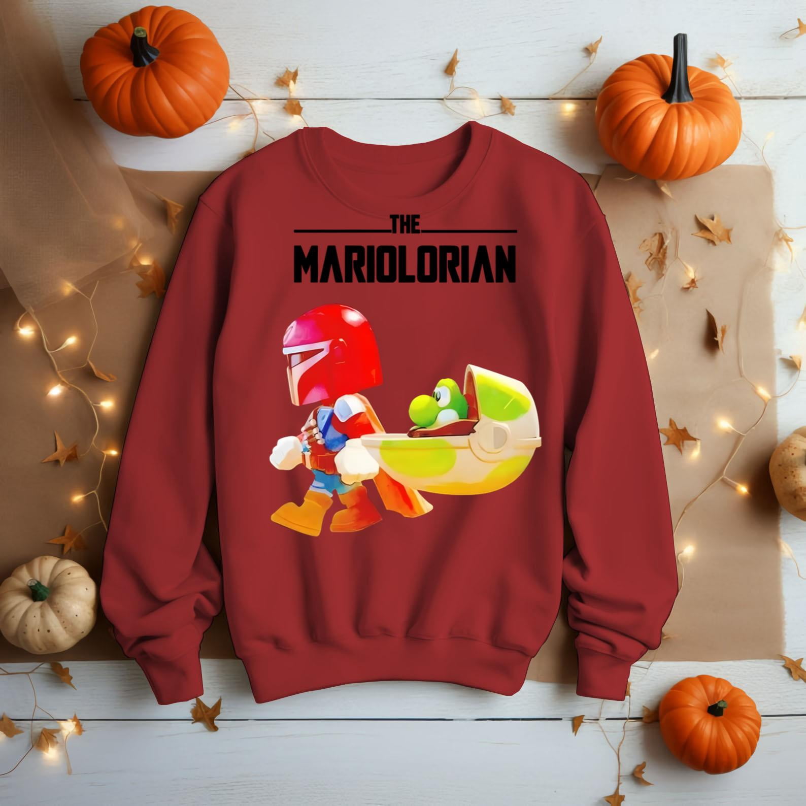 Super Mario And Star Wars The Mariolorian Shirt - Walmart.com