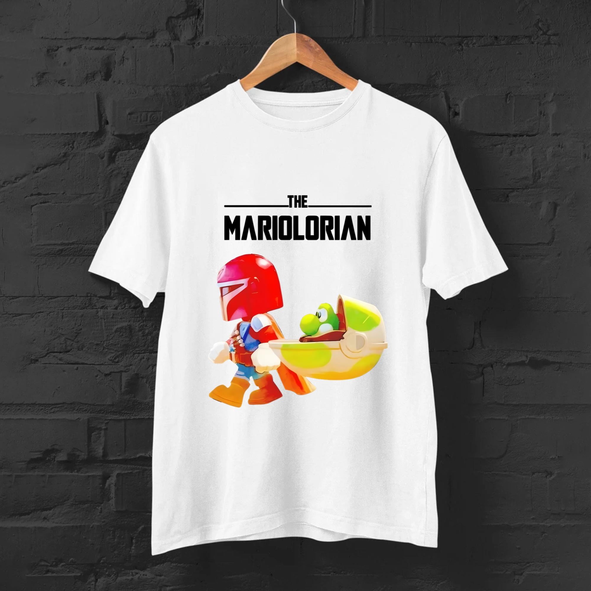 Super Mario And Star Wars The Mariolorian Shirt - Walmart.com