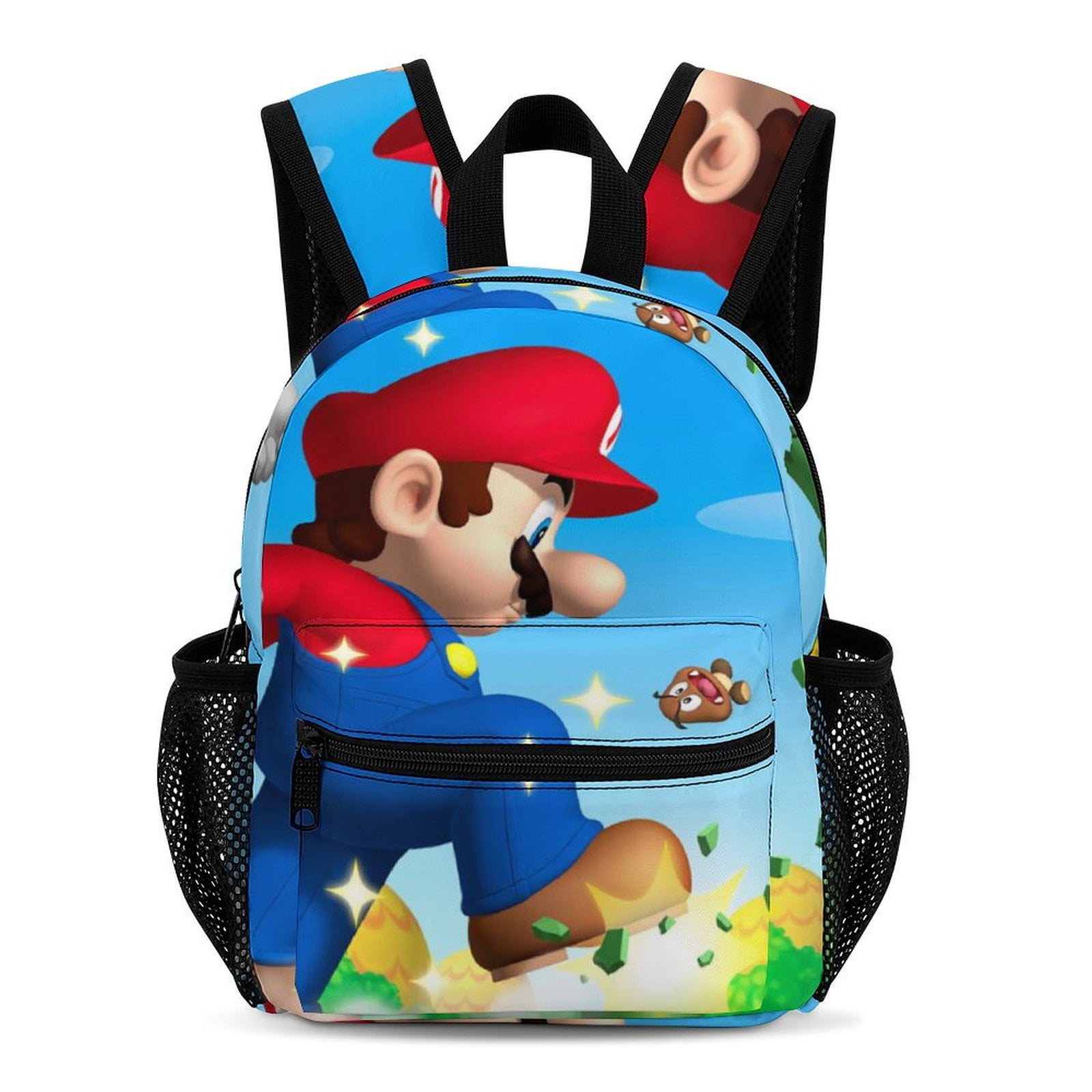 Super Mario Animated Backpack Lightweight School Bag Bookbag Student ...