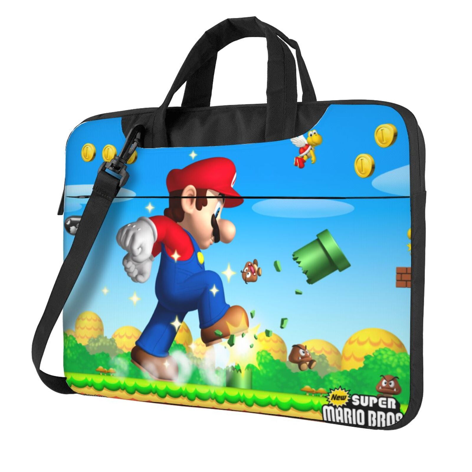 Super Mario Animated Laptop Bag Portable Shoulder Laptop Case Sleeve ...