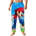 Super Mario Animated Men's Sweatpants Trousers 3D Printed Joggers Track ...