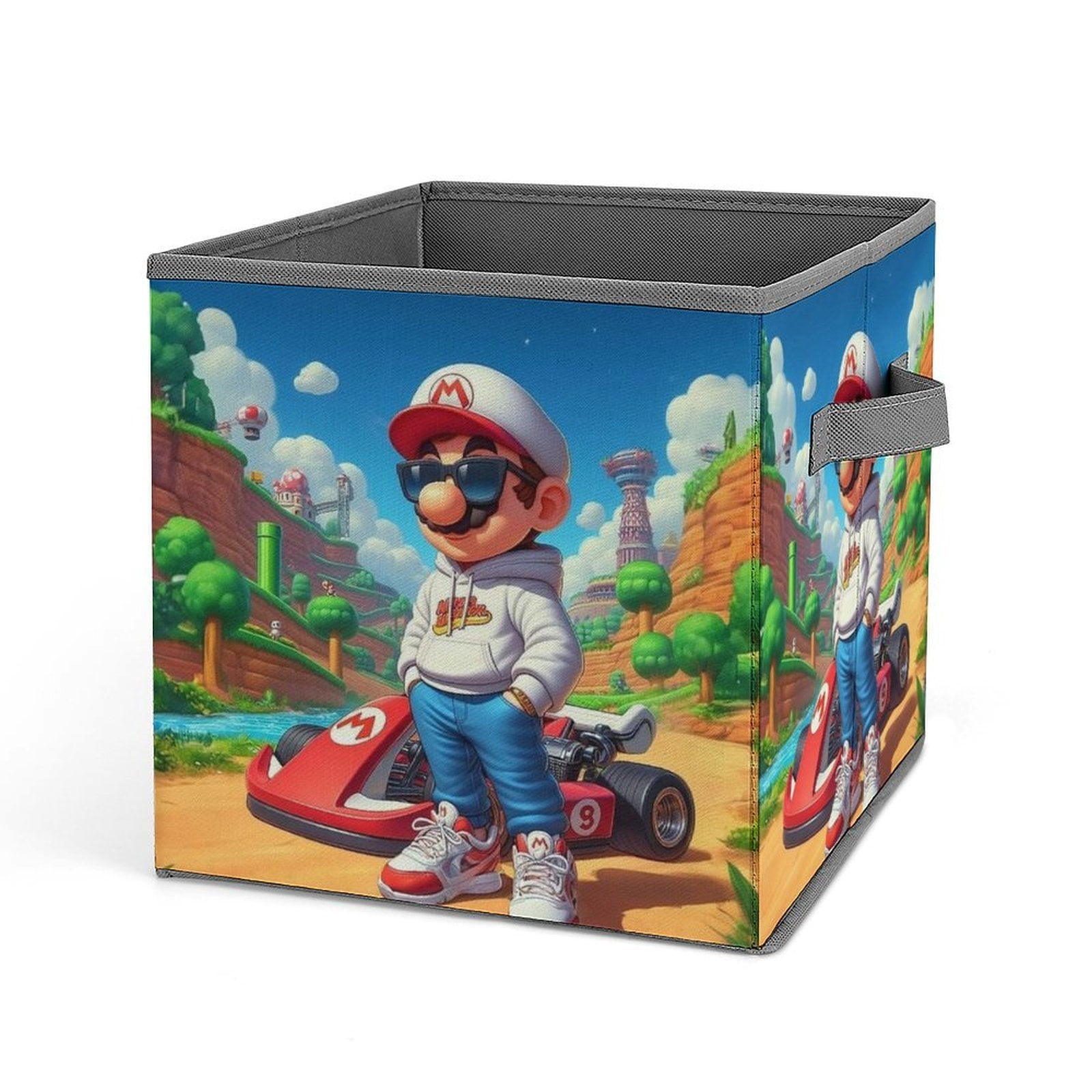 Super Mario Anime Cartoon Cube Storage Bins, 10.6 Cube Storage ...