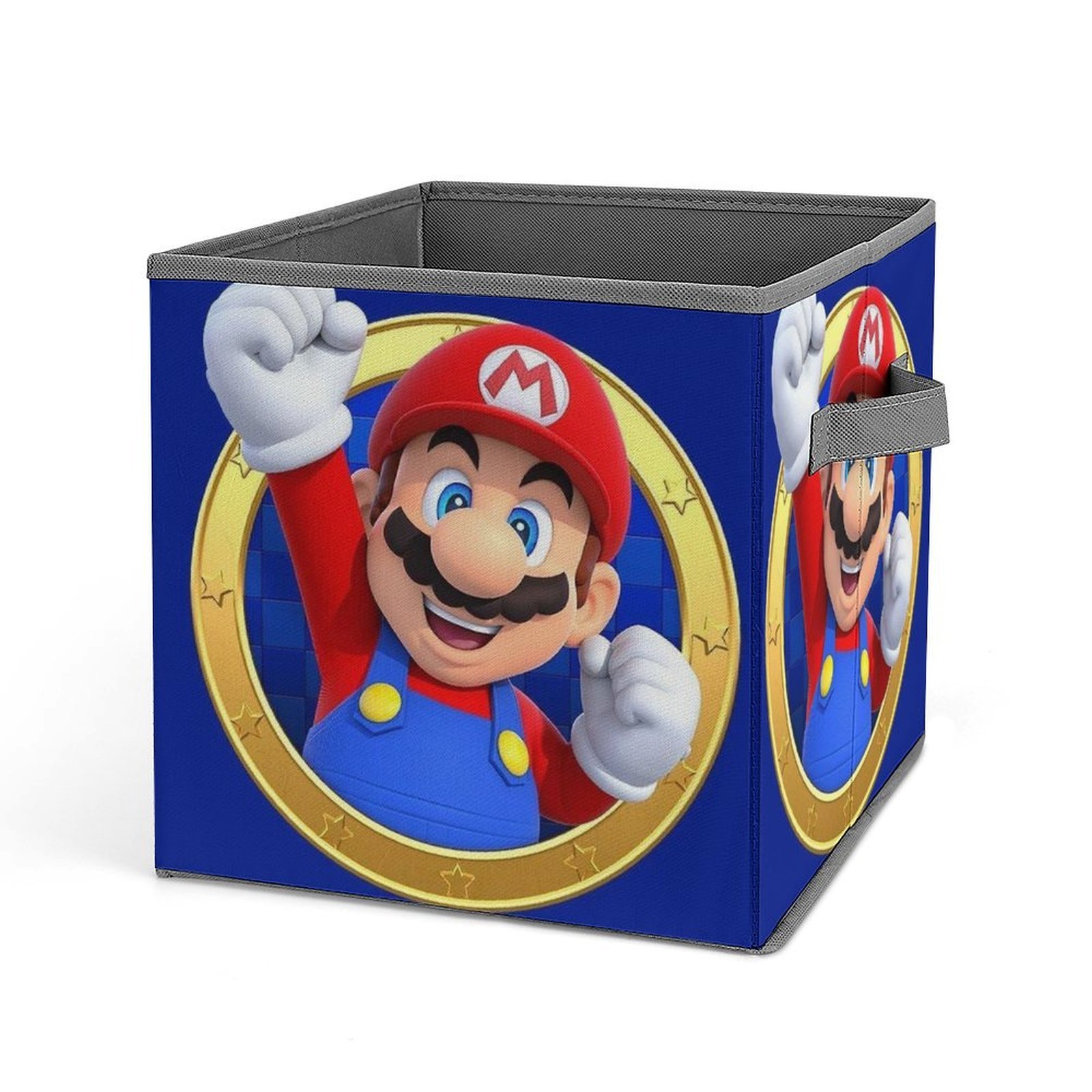 Super Mario Anime Cartoon Cube Storage Bins for Shelves, Fabric ...