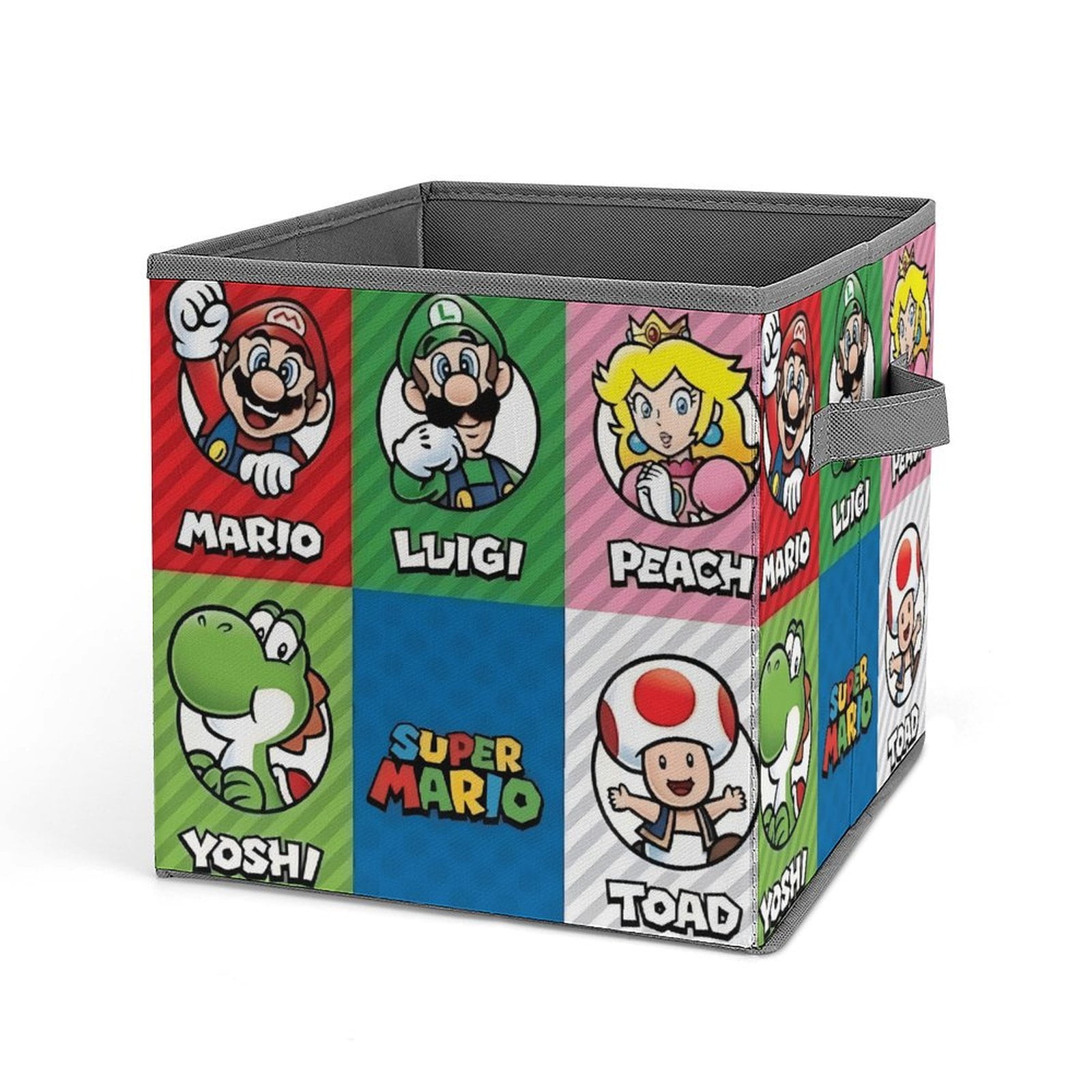 Super Mario Anime Cartoon Cube Storage Bins for Shelves, Storage Cubes ...
