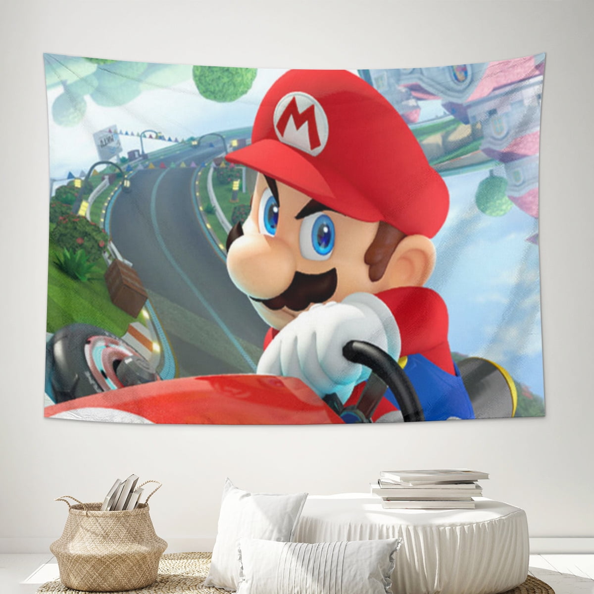Super Mario Anime Poster Tapestry - Large Wall Art Background, Birthday ...